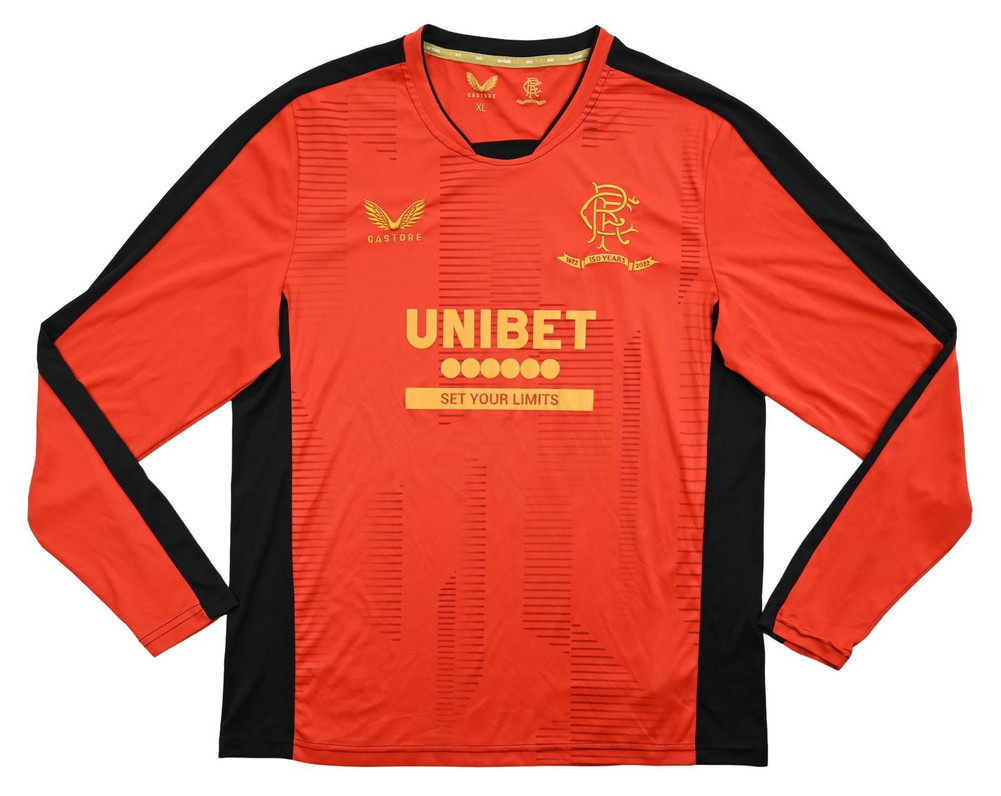 2021-22 GLASGOW RANGERS LONGSLEEVE XL Football / Soccer \ Other UK ...