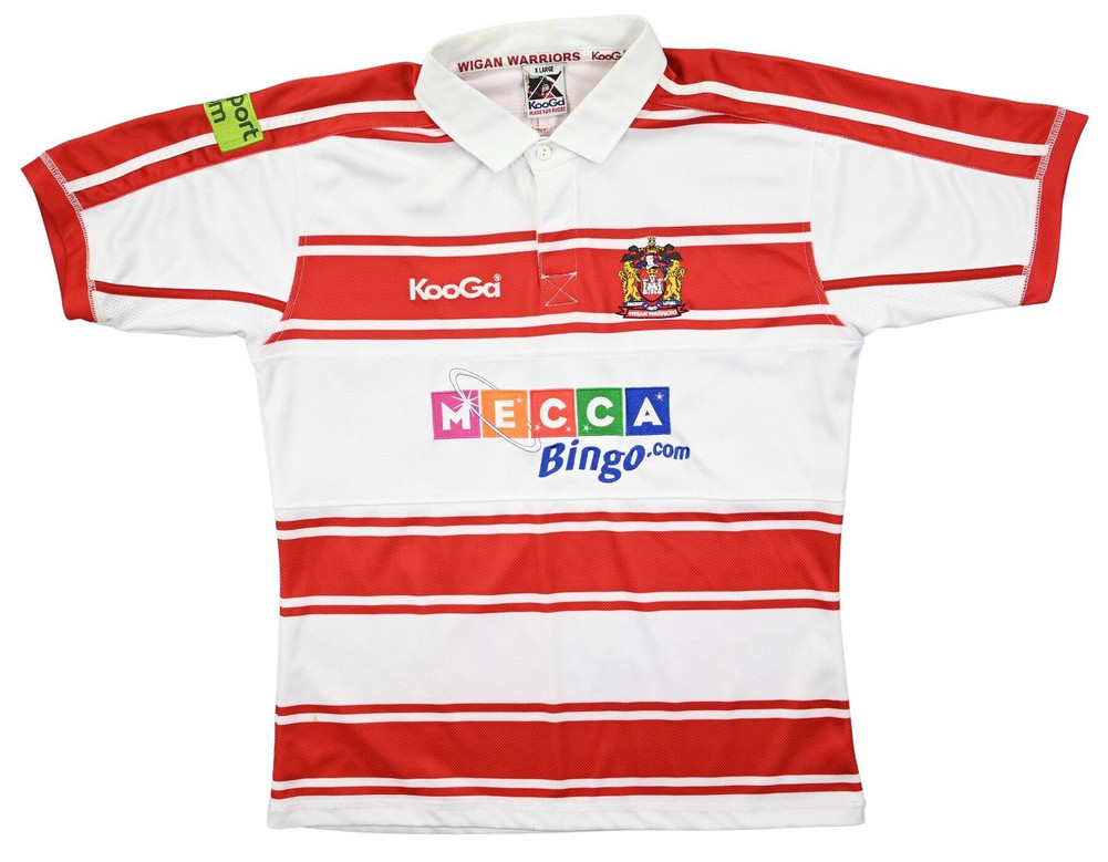WIGAN WARRIORS RUGBY SHIRT XL Rugby \ Rugby League \ Wigan Warriors ...