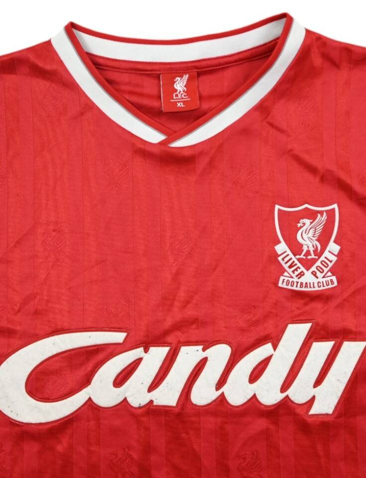 1988-89 LIVERPOOL SHIRT XL Football / Soccer \ Premier League ...