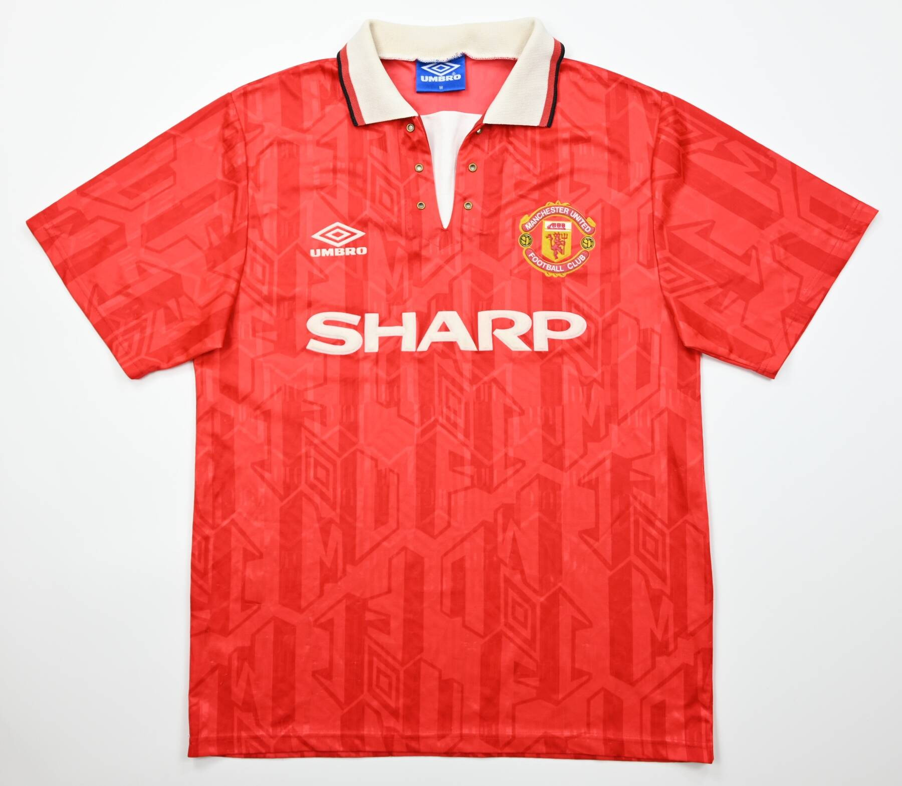 1992-94 MANCHESTER UNITED SHIRT M Football / Soccer \ Premier League ...