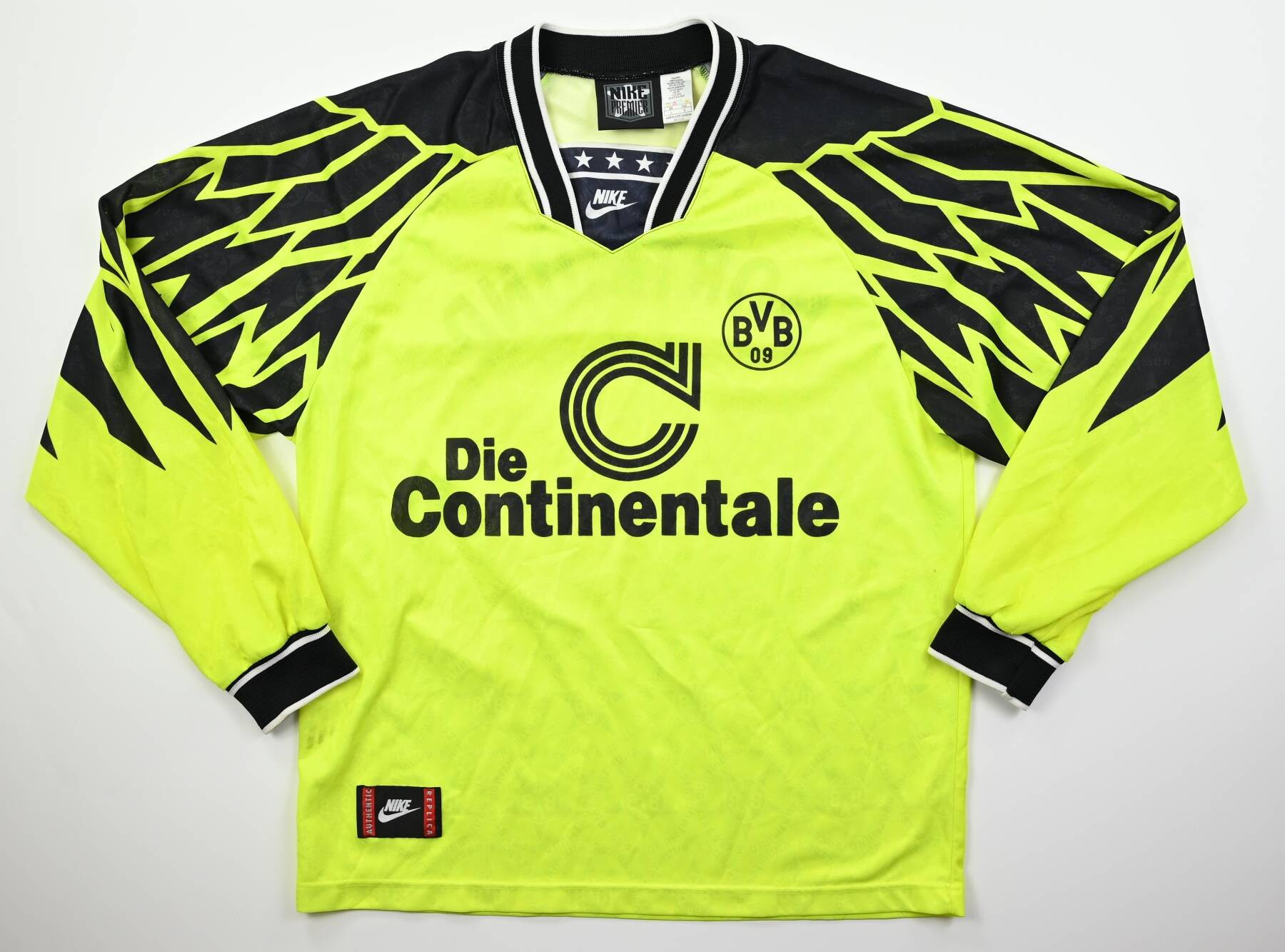 1994-95 BORUSSIA DORTMUND LONGSLEEVE SHIRT L Football / Soccer \ German ...
