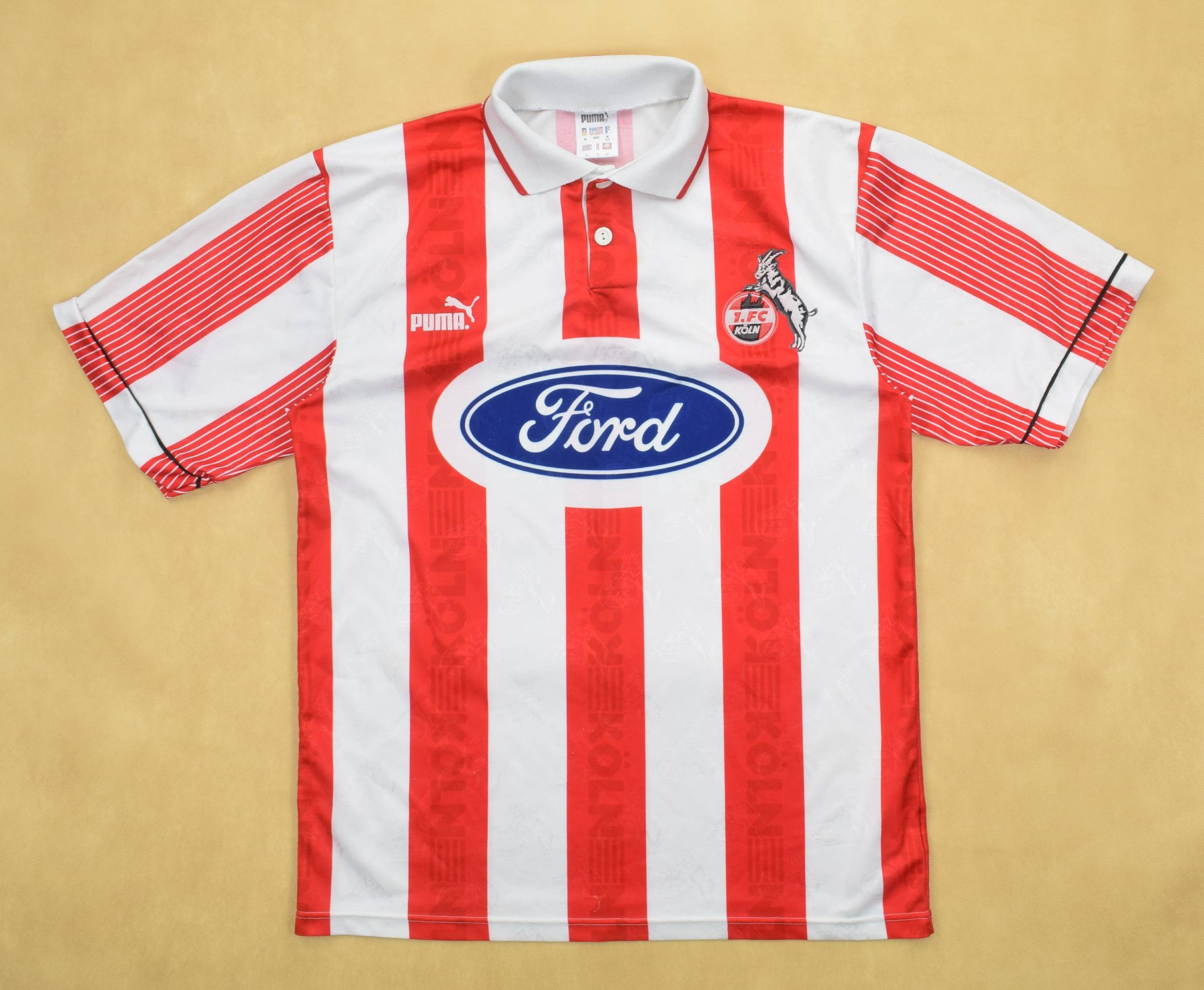 1995-96 1 FC KOLN SHIRT M Football / Soccer \ German Clubs \ Other ...