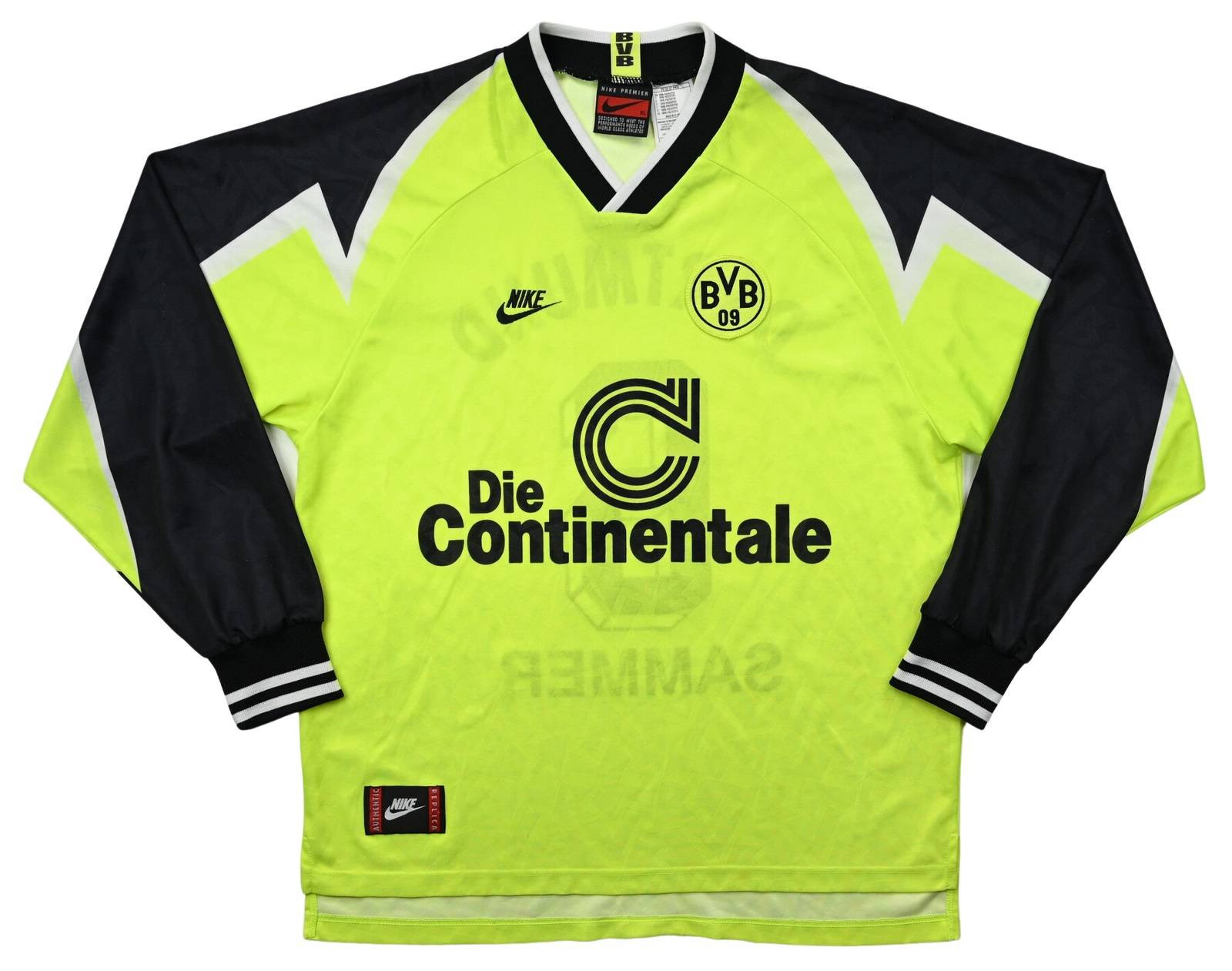 1995-96 BORUSSIA DORTMUND *SAMMER* LONGSLEEVE SHIRT XL Football ...