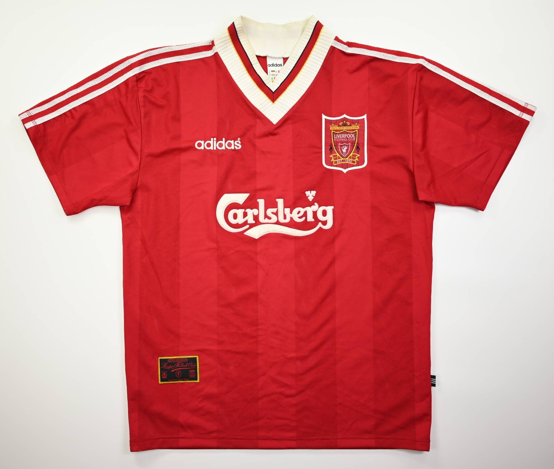 1995-96 LIVERPOOL SHIRT XL Football / Soccer \ Premier League ...