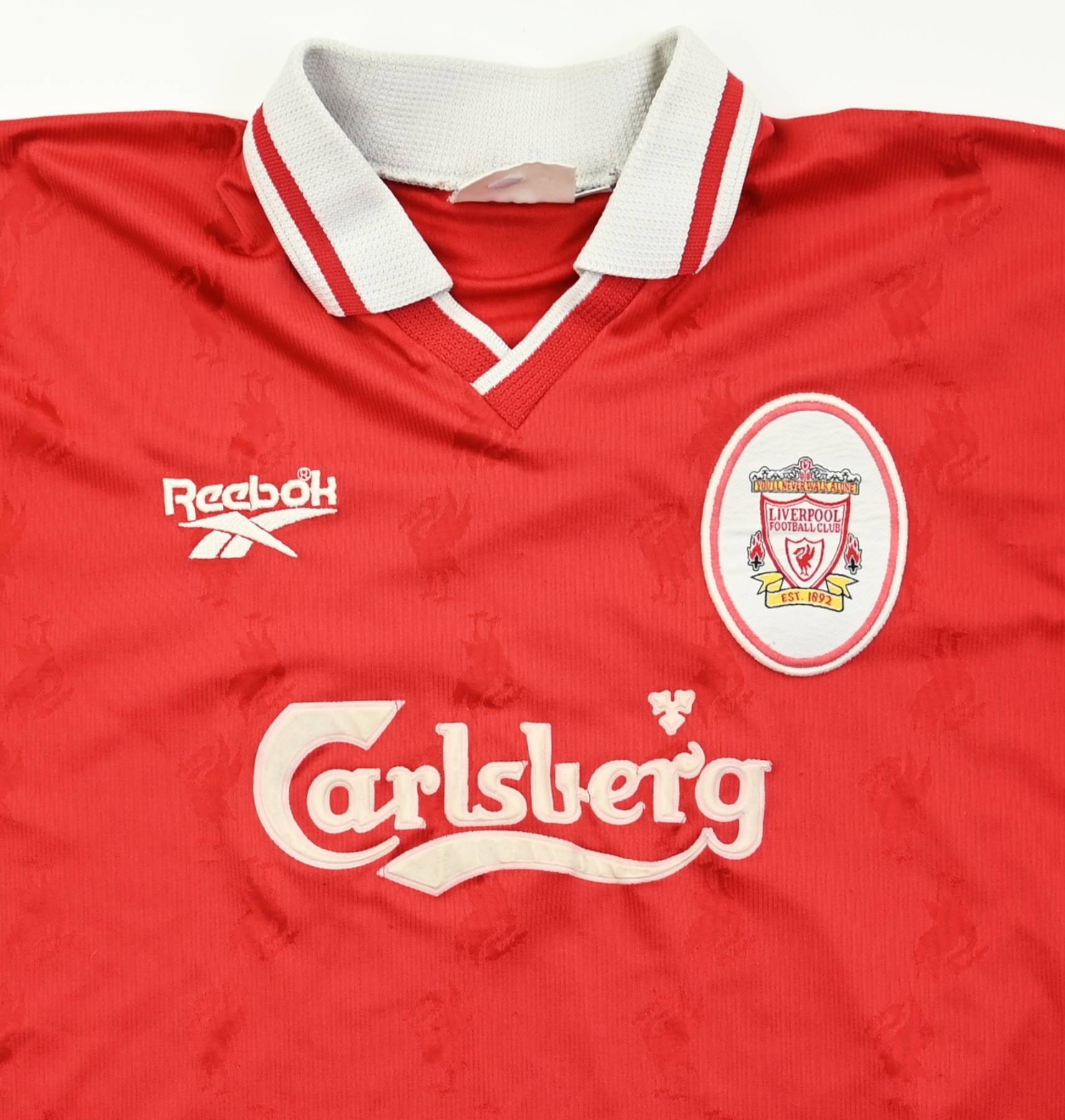 1996-98 LIVERPOOL SHIRT M Football / Soccer \ Premier League ...