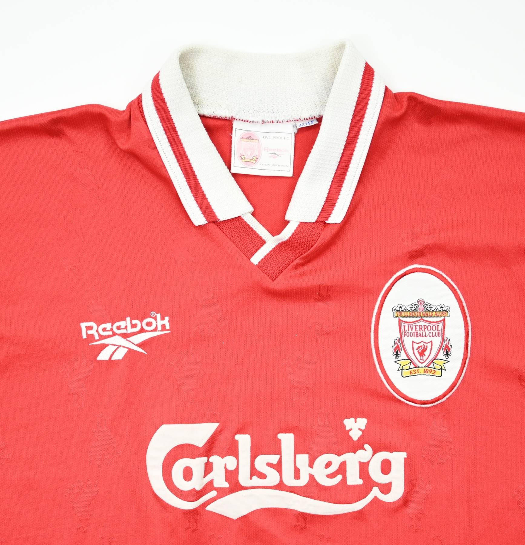 1996-98 LIVERPOOL SHIRT XL Football / Soccer \ Premier League ...