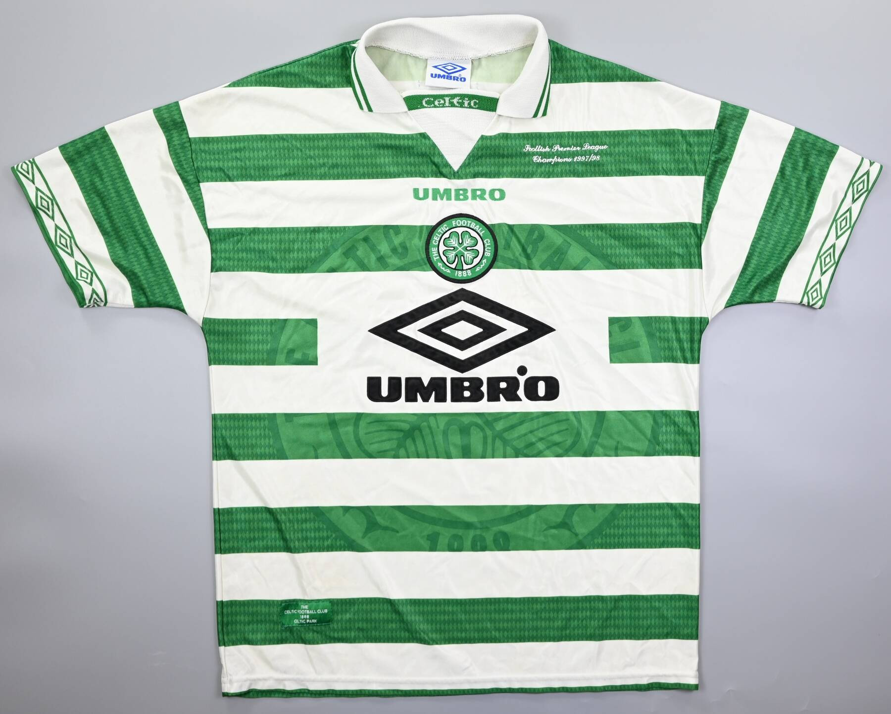 1997-99 CELTIC GLASGOW CHAMPIONS SHIRT L Football / Soccer \ Other UK ...