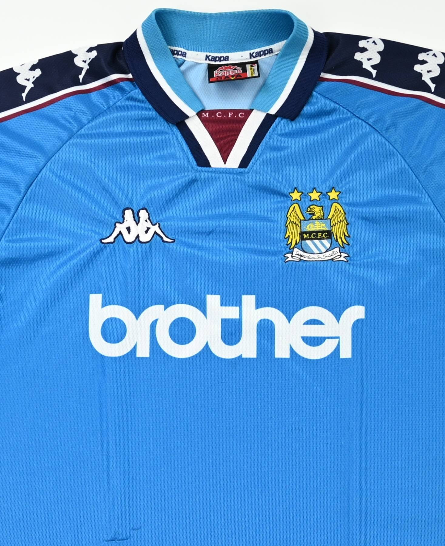1997-99 MANCHESTER CITY SHIRT L Football / Soccer \ Premier League ...