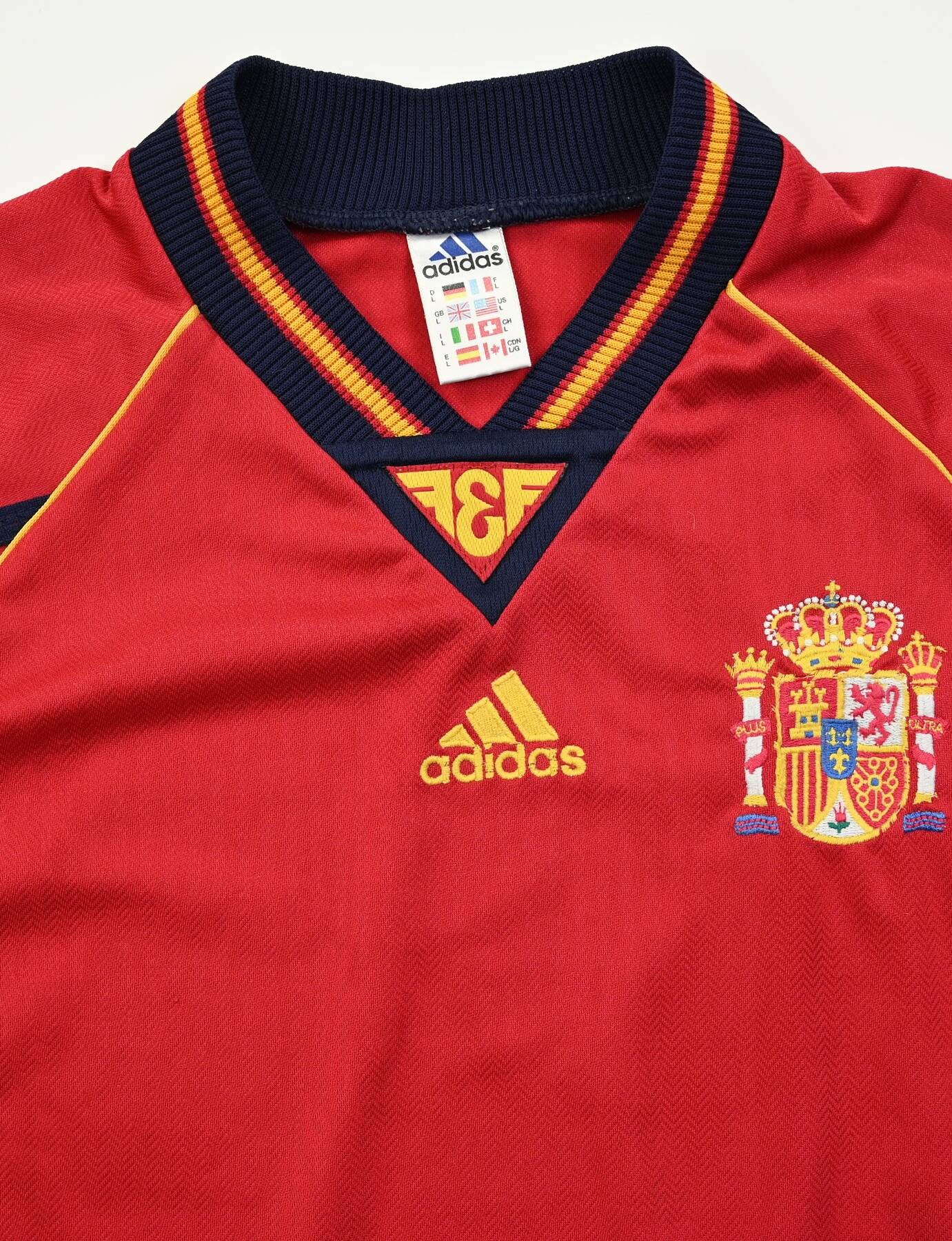1998-00 SPAIN SHIRT L Football / Soccer \ International Teams \ Europe ...