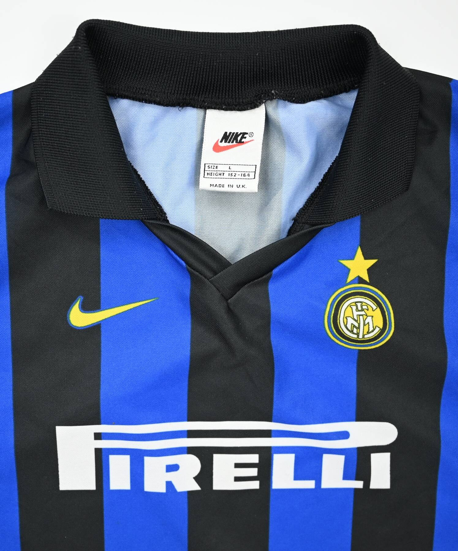 1998-99 INTER MILAN BASIC SHIRT L. BOYS Football / Soccer \ European ...
