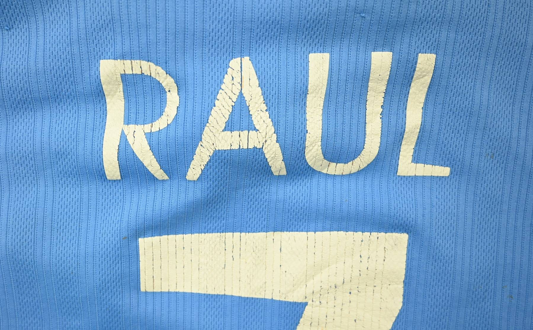 1999-00 REAL MADRID *RAUL* SHIRT L Football / Soccer \ European Clubs ...