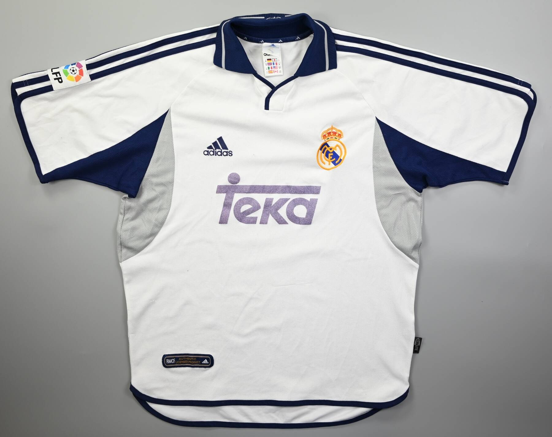 2000-01 REAL MADRID SHIRT M | Classic-Shirts.com
