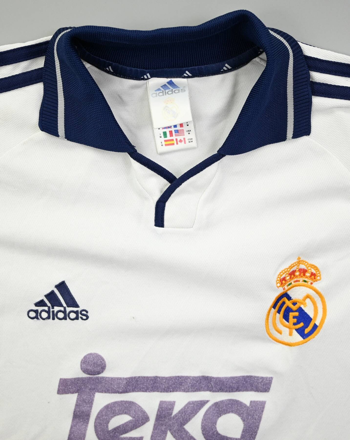 2000-01 REAL MADRID SHIRT M | Classic-Shirts.com