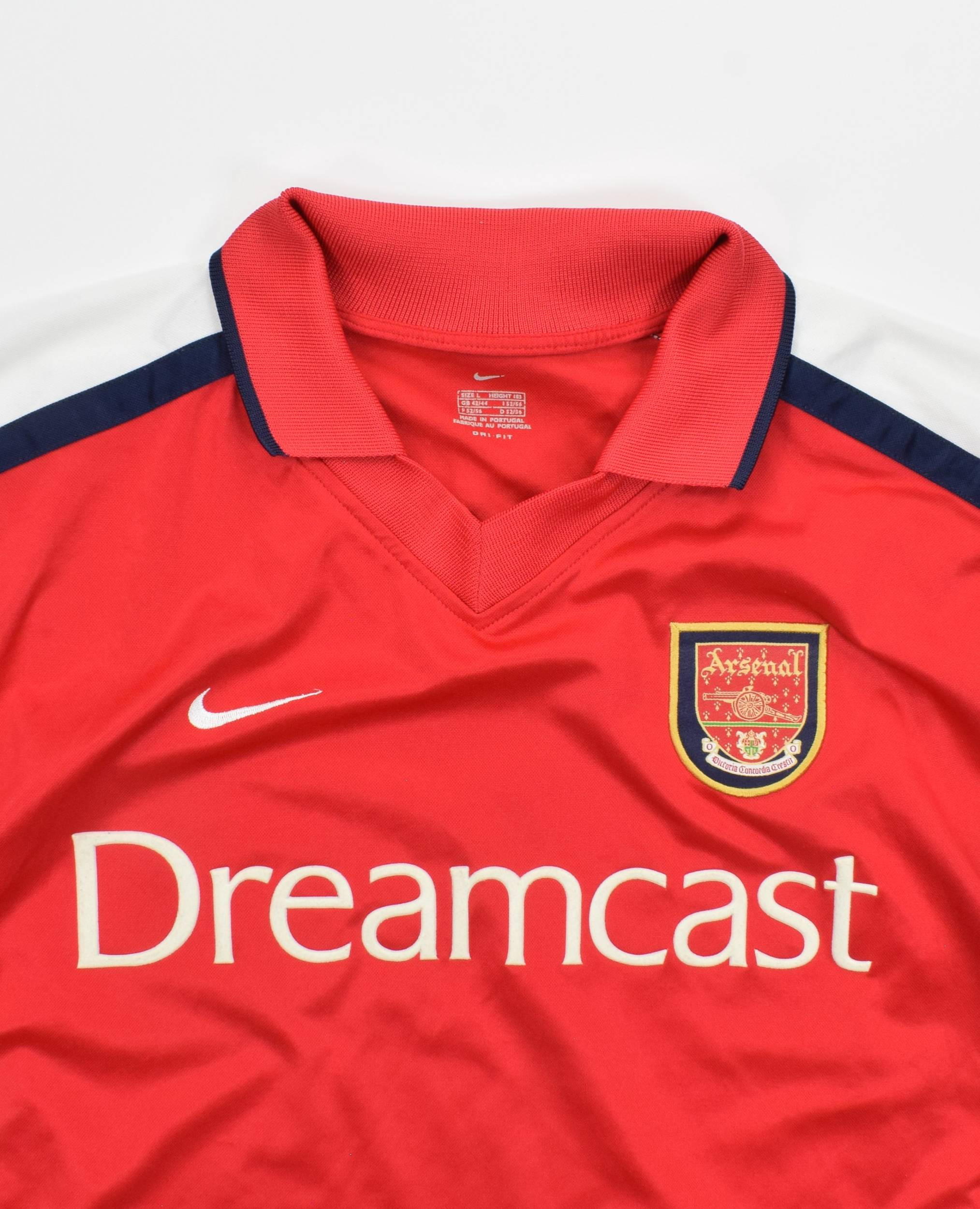 2000-02 ARSENAL LONDON SHIRT L Football / Soccer \ Premier League ...