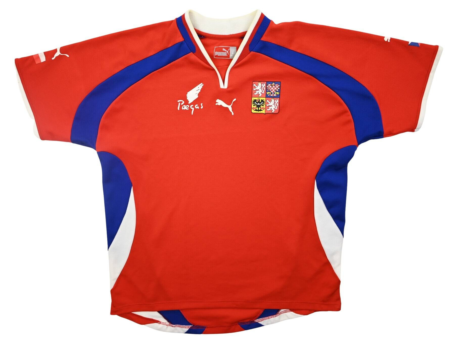 2000-02 CZECH REPUBLIC SHIRT L Football / Soccer \ International Teams ...