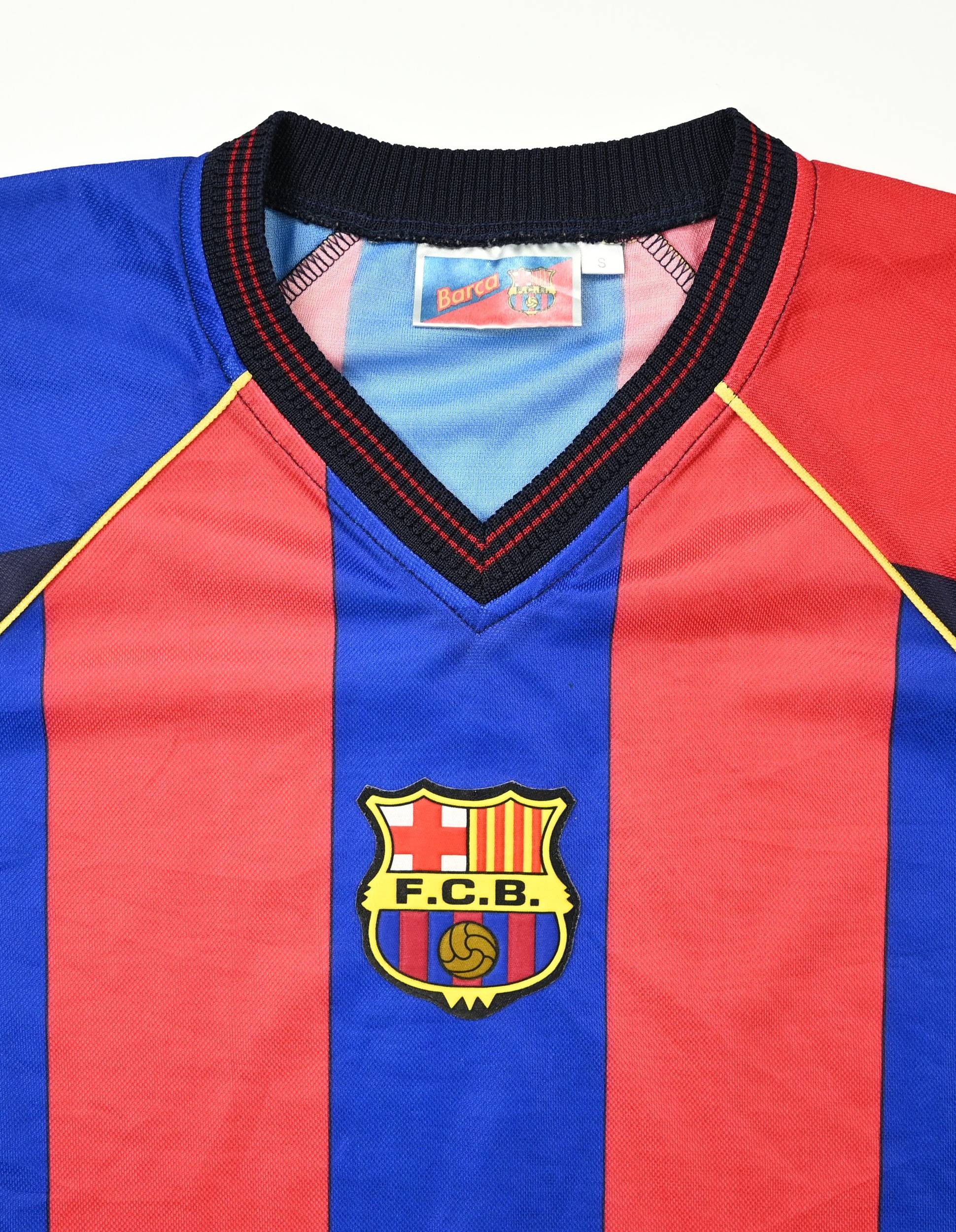 2001-02 FC BARCELONA SHIRT S Football / Soccer \ European Clubs ...