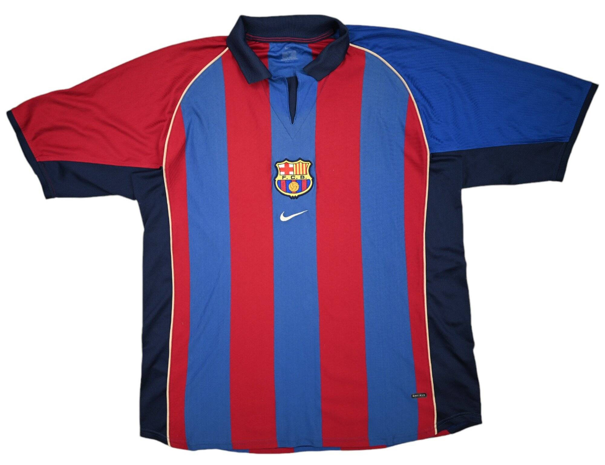 2001-02 FC BARCELONA SHIRT XL Football / Soccer \ Spanish Clubs \ FC ...