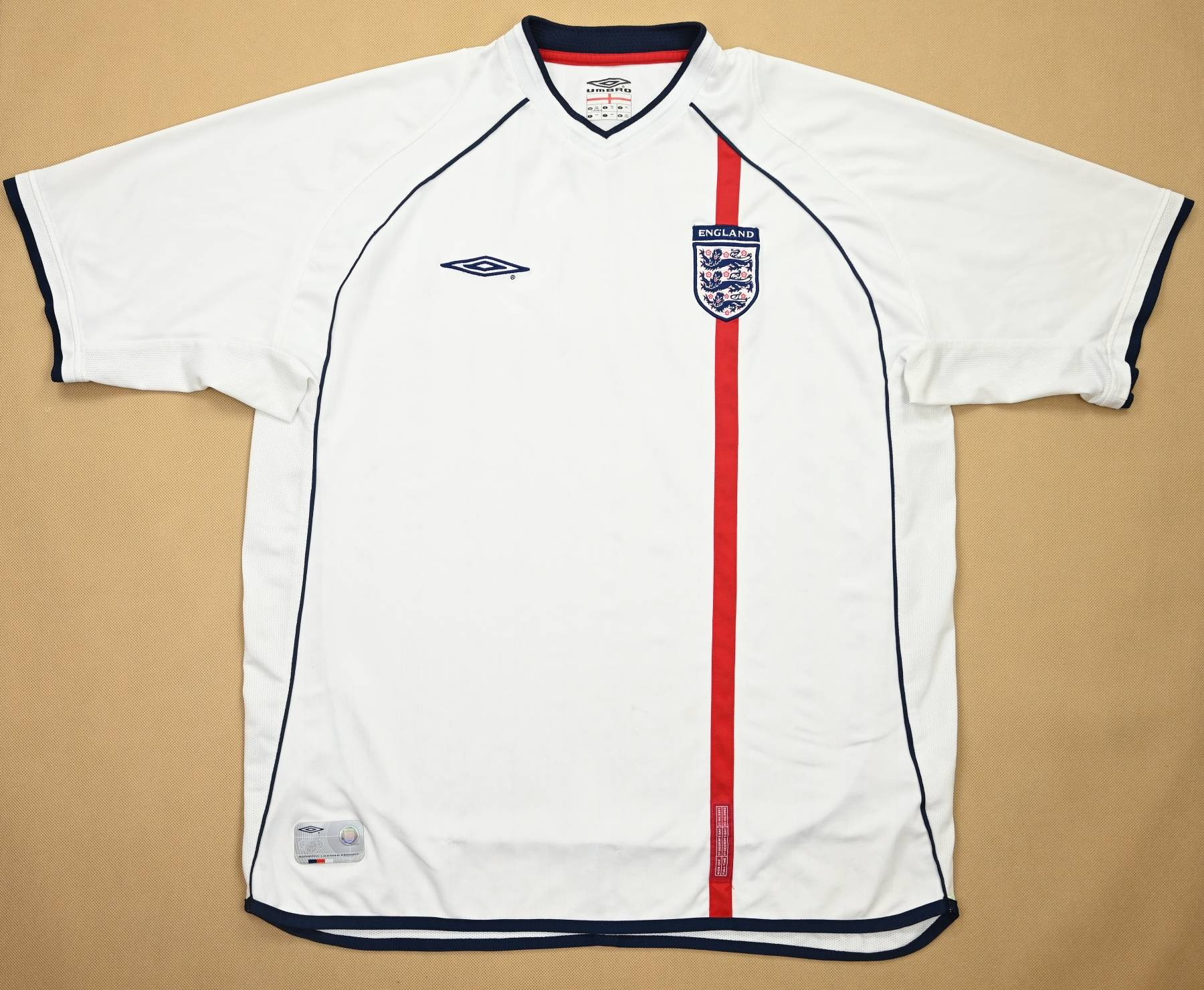 2001-03 ENGLAND SHIRT XXL Football / Soccer \ International Teams ...