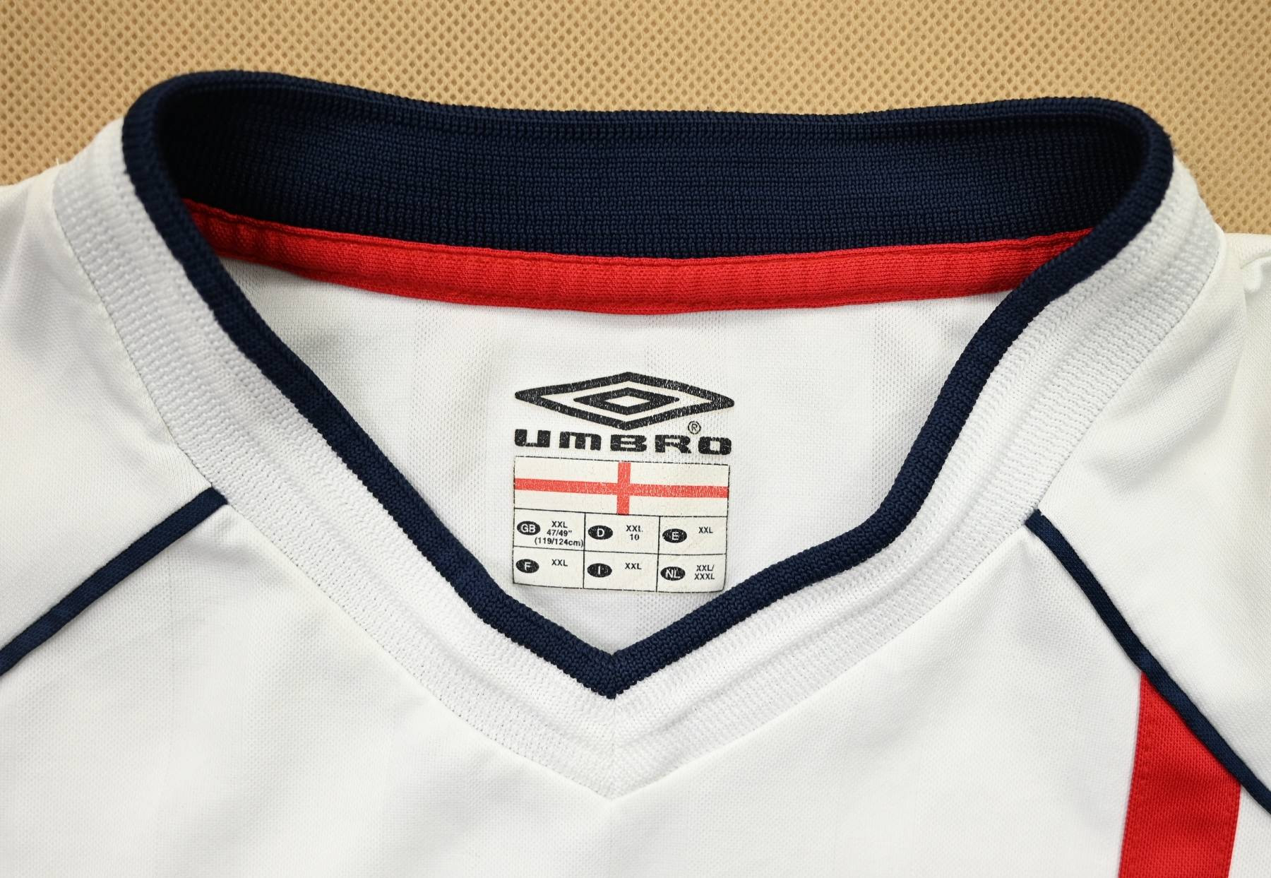 2001-03 ENGLAND SHIRT XXL Football / Soccer \ International Teams ...