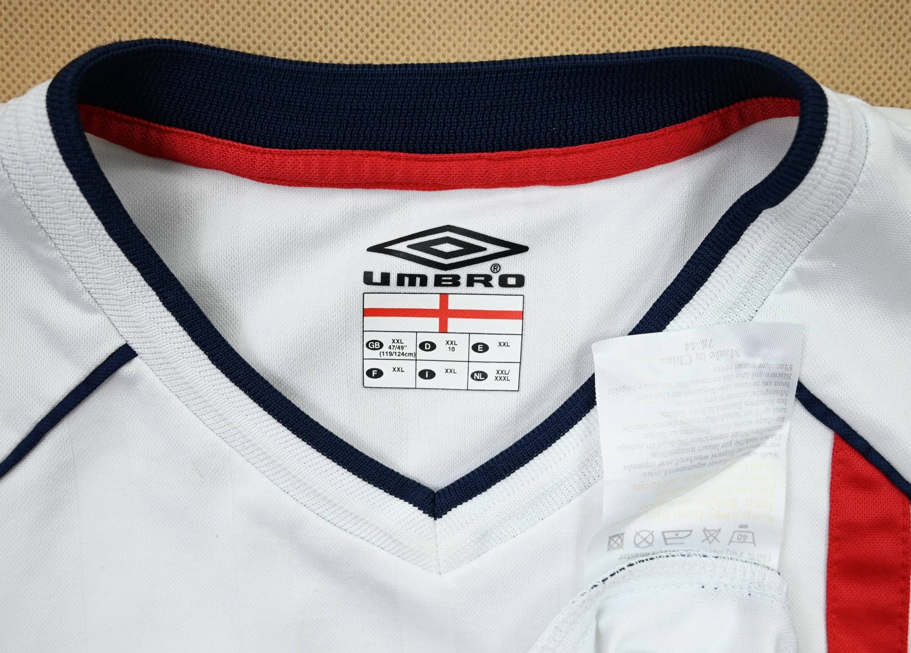 2001-03 ENGLAND SHIRT XXL Football / Soccer \ International Teams ...