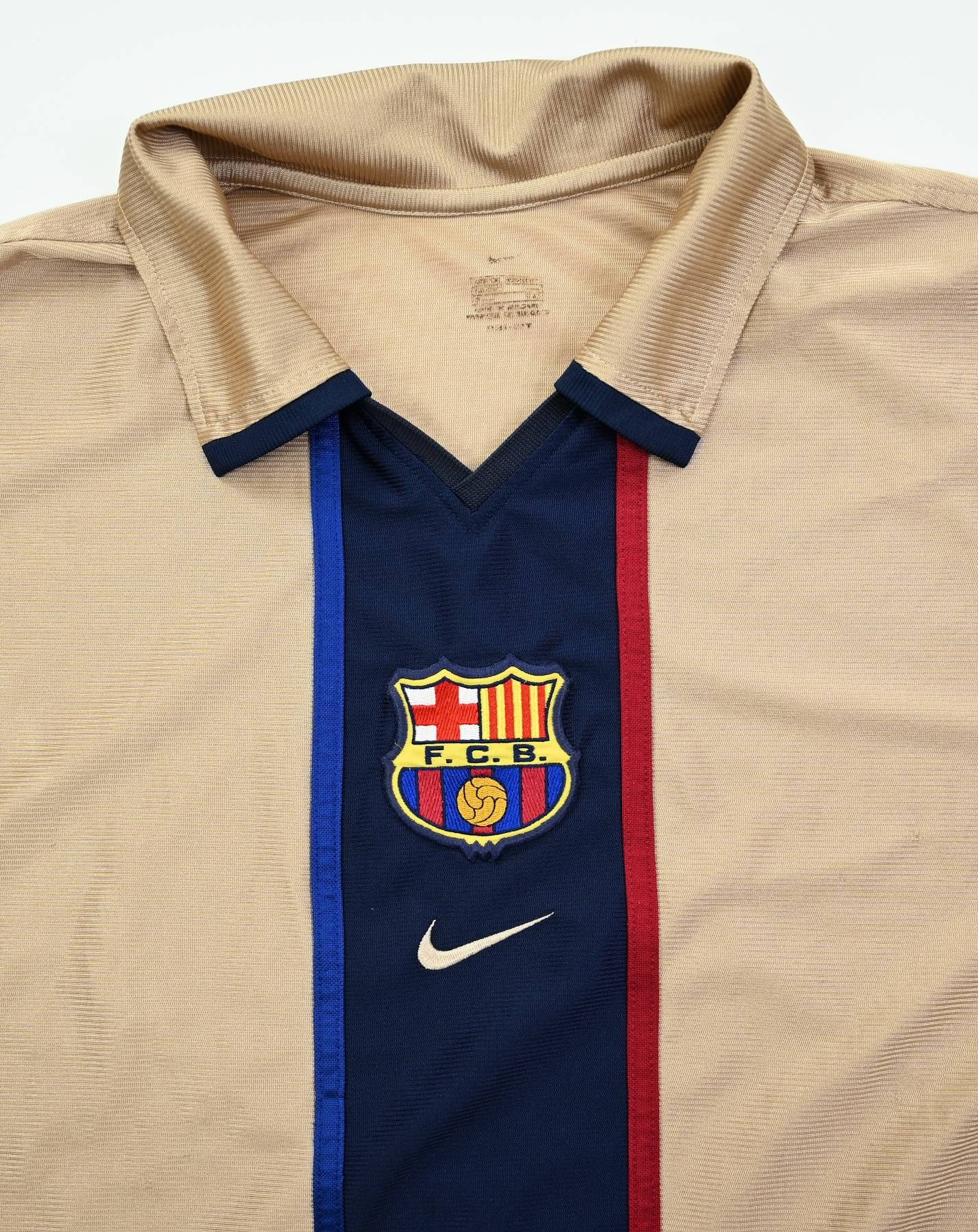 2001-03 FC BARCELONA SHIRT XXL Football / Soccer \ European Clubs ...