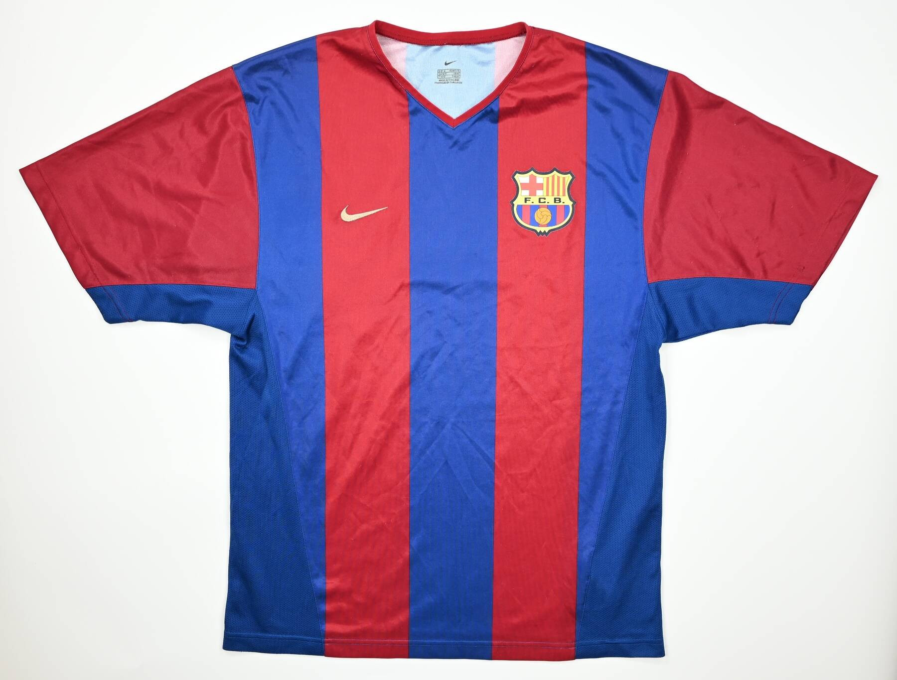 2002-03 FC BARCELONA BASIC SHIRT M Football / Soccer \ European Clubs ...