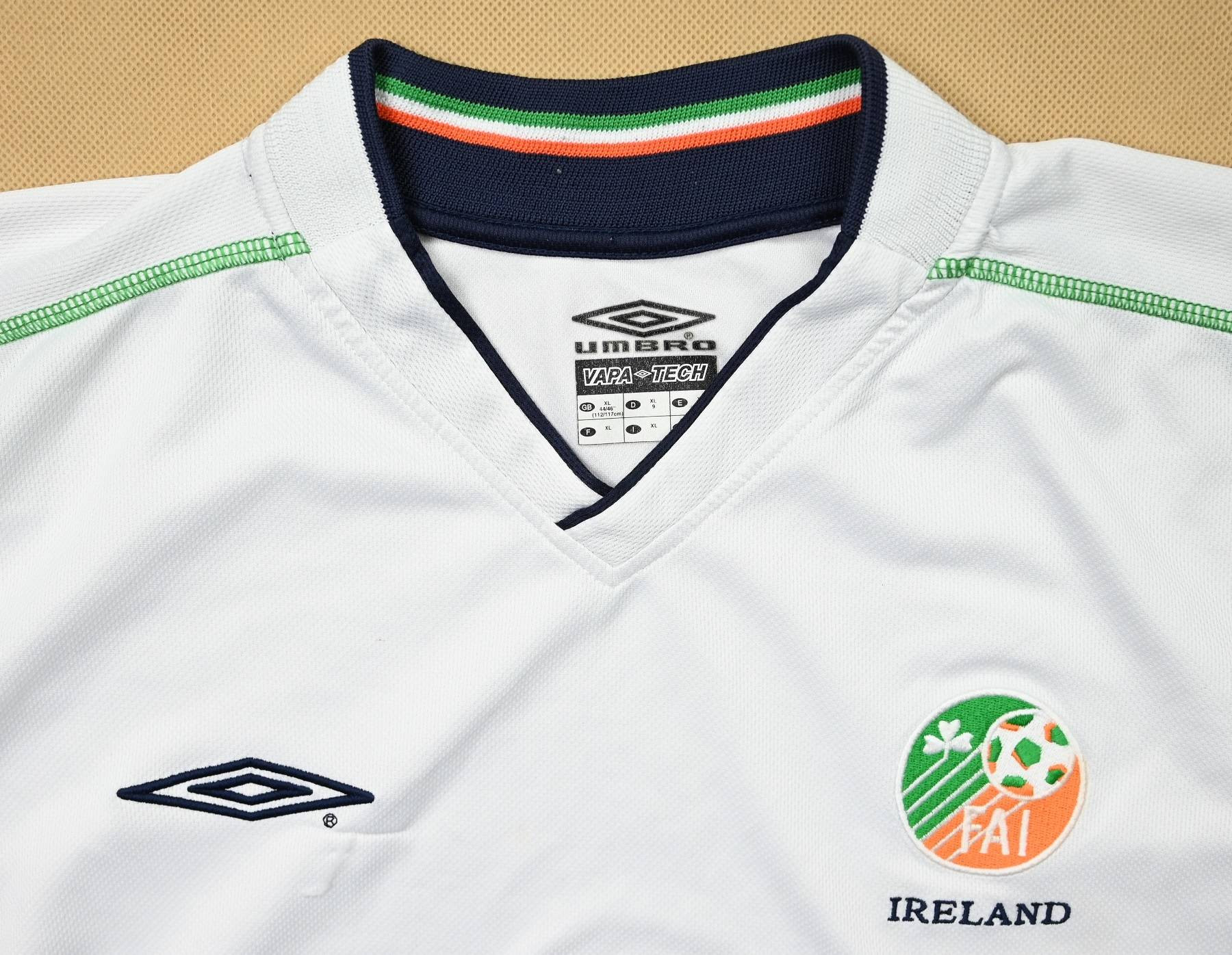 2002-03 IRELAND SHIRT XL Football / Soccer \ International Teams ...