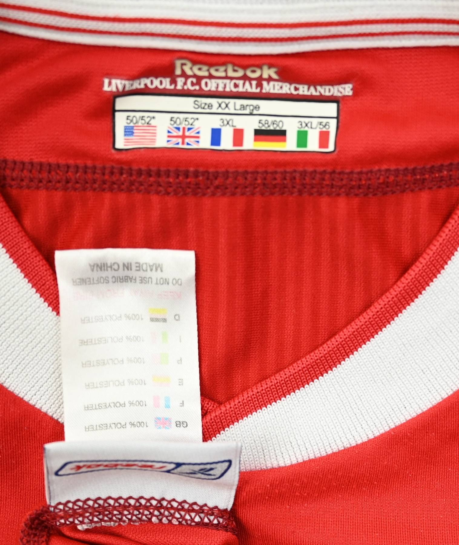 2002-04 LIVERPOOL SHIRT XXL Football / Soccer \ Premier League ...