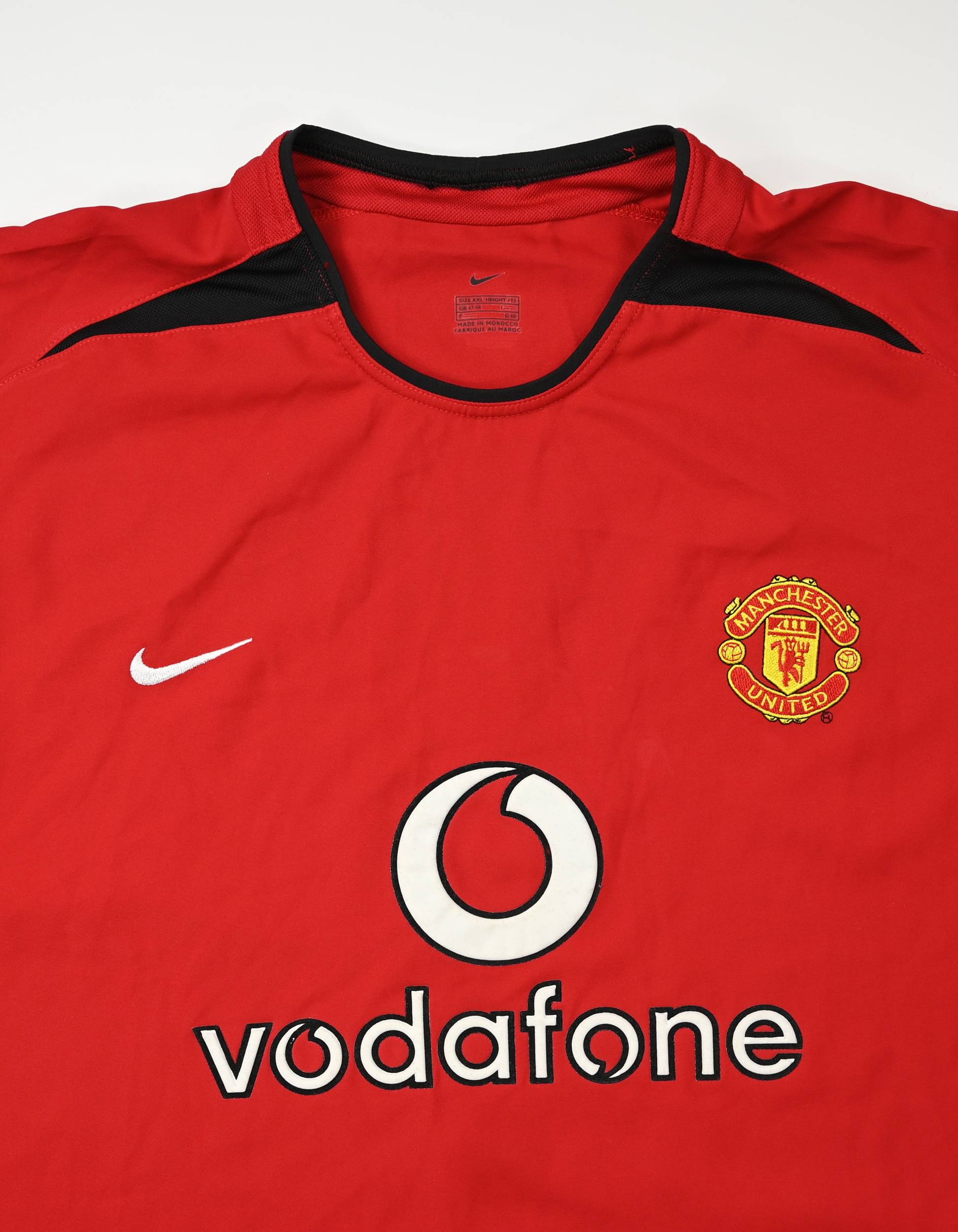 2002-04 MANCHESTER UNITED SHIRT XXL Football / Soccer \ Premier League ...