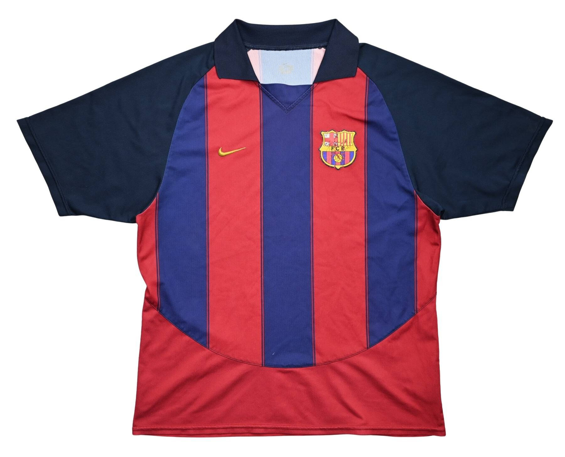 2003-04 FC BARCELONA SHIRT L Football / Soccer \ European Clubs ...