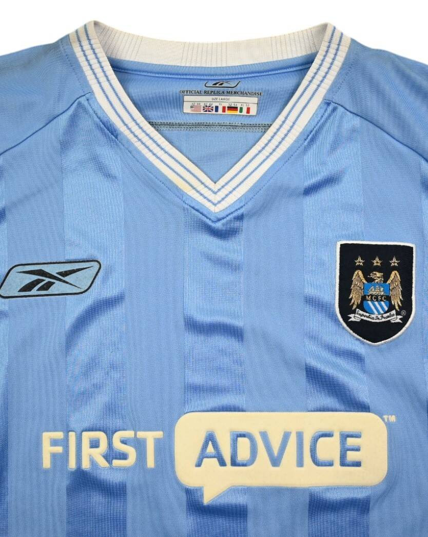 2003-04 MANCHESTER CITY SHIRT L Football / Soccer \ Premier League ...