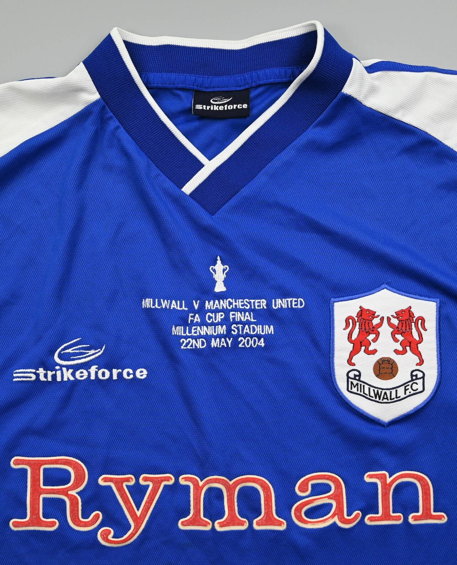 2003-04 MILLWALL FC FA CUP FINAL 2004 SHIRT L Football / Soccer ...
