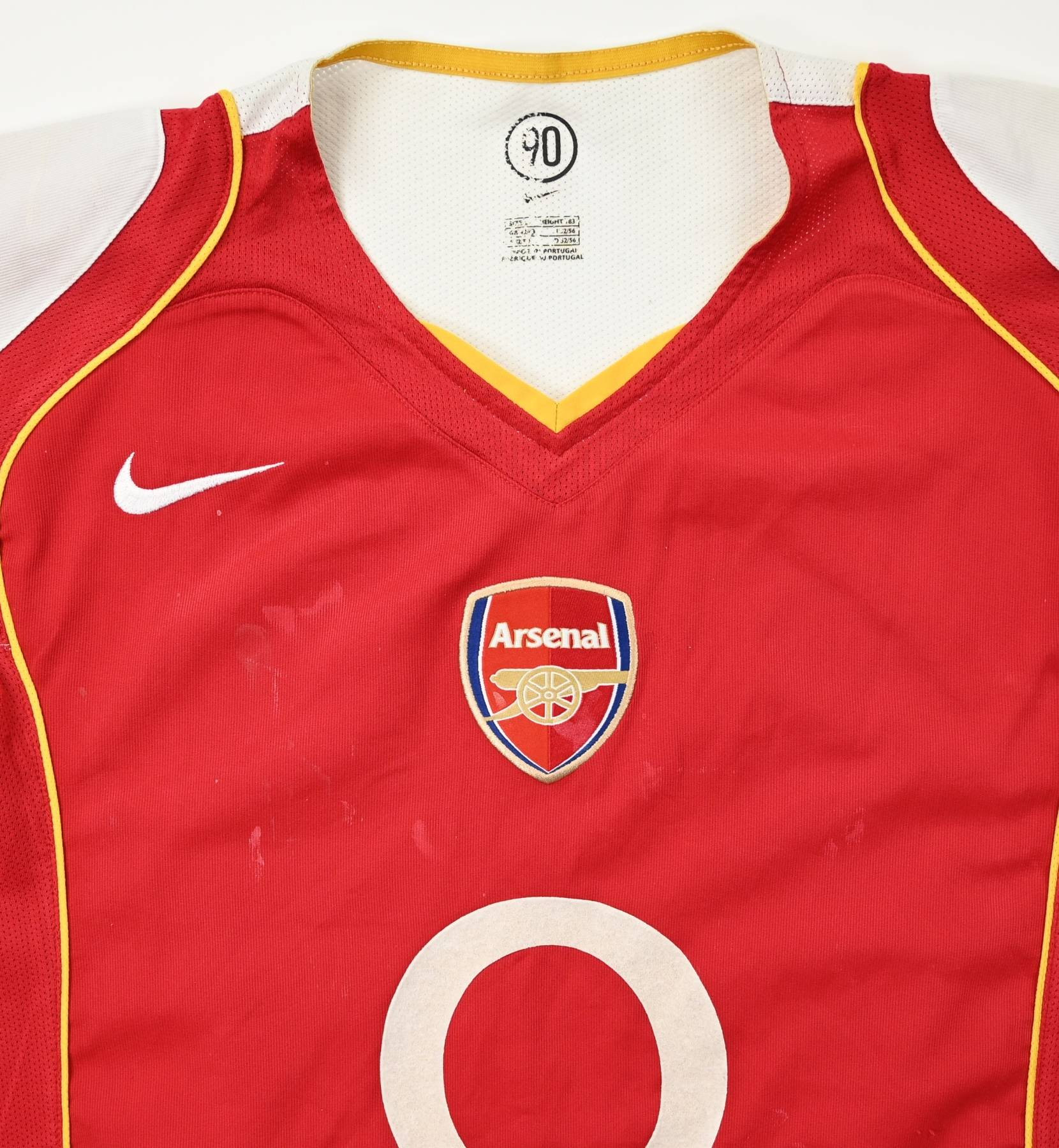 2004-05 ARSENAL LONDON SHIRT L Football / Soccer \ Premier League ...