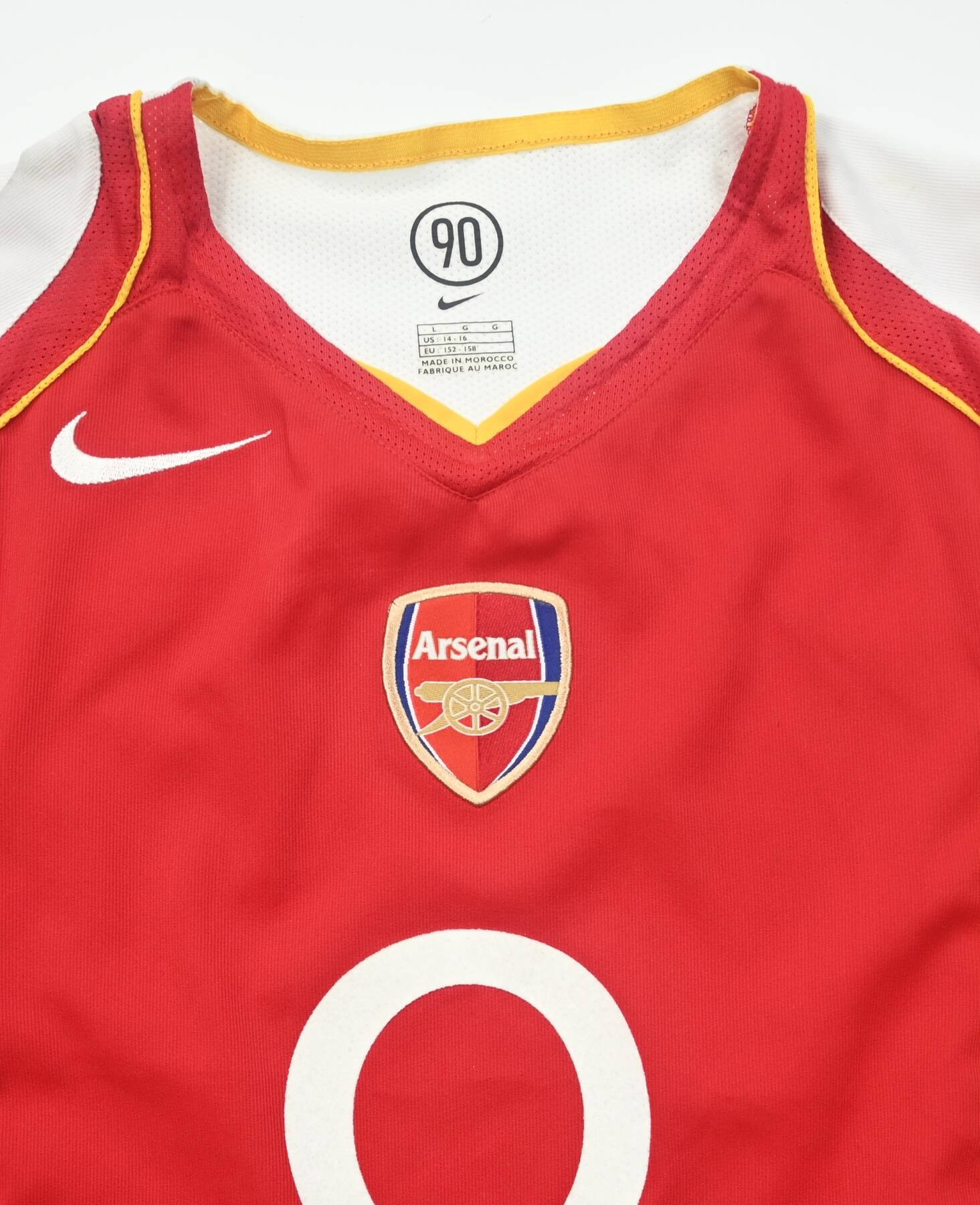 2004-05 ARSENAL LONDON SHIRT L. BOYS Football / Soccer \ Premier League ...
