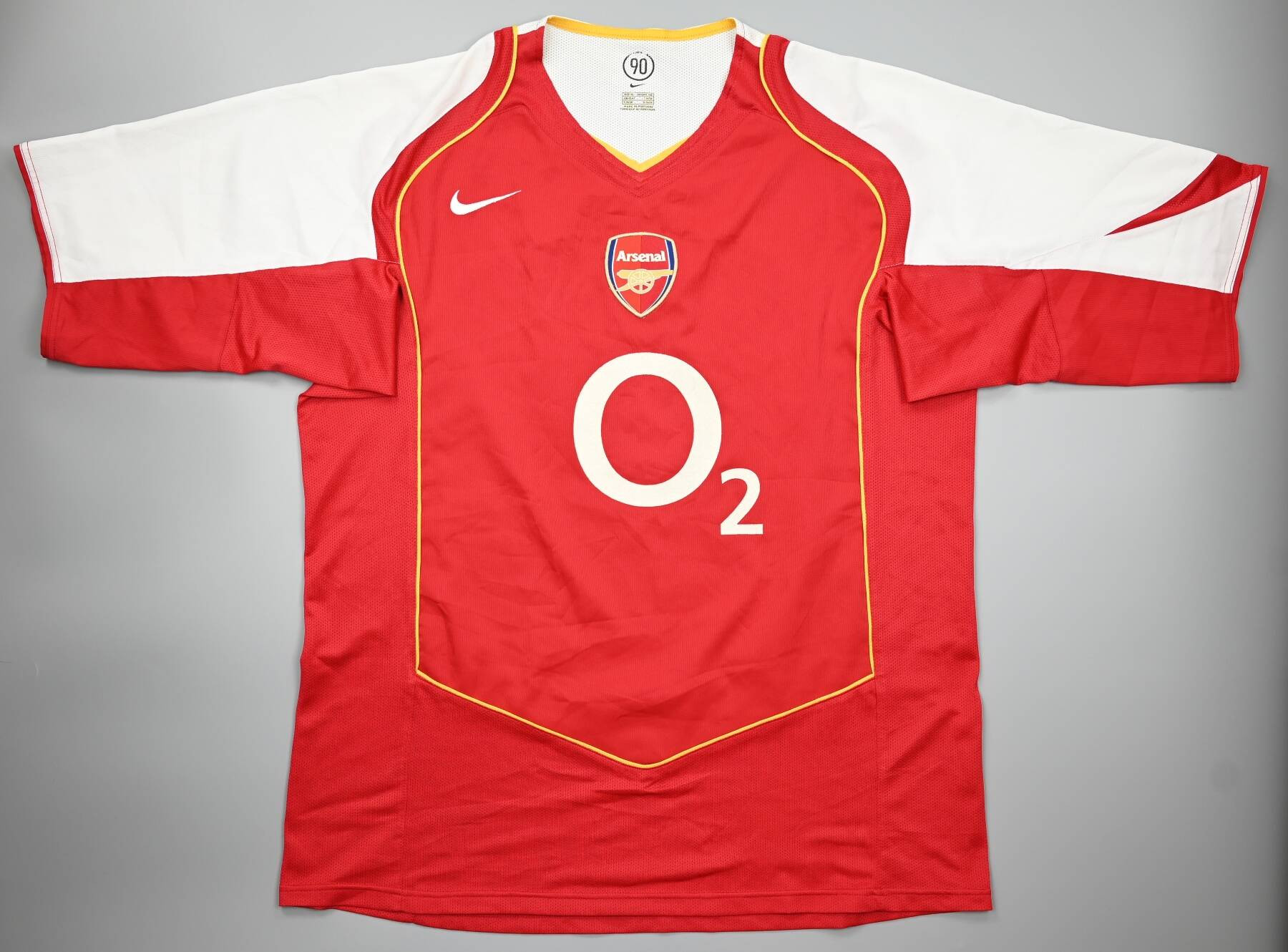 2004-05 ARSENAL LONDON SHIRT XL Football / Soccer \ Premier League ...