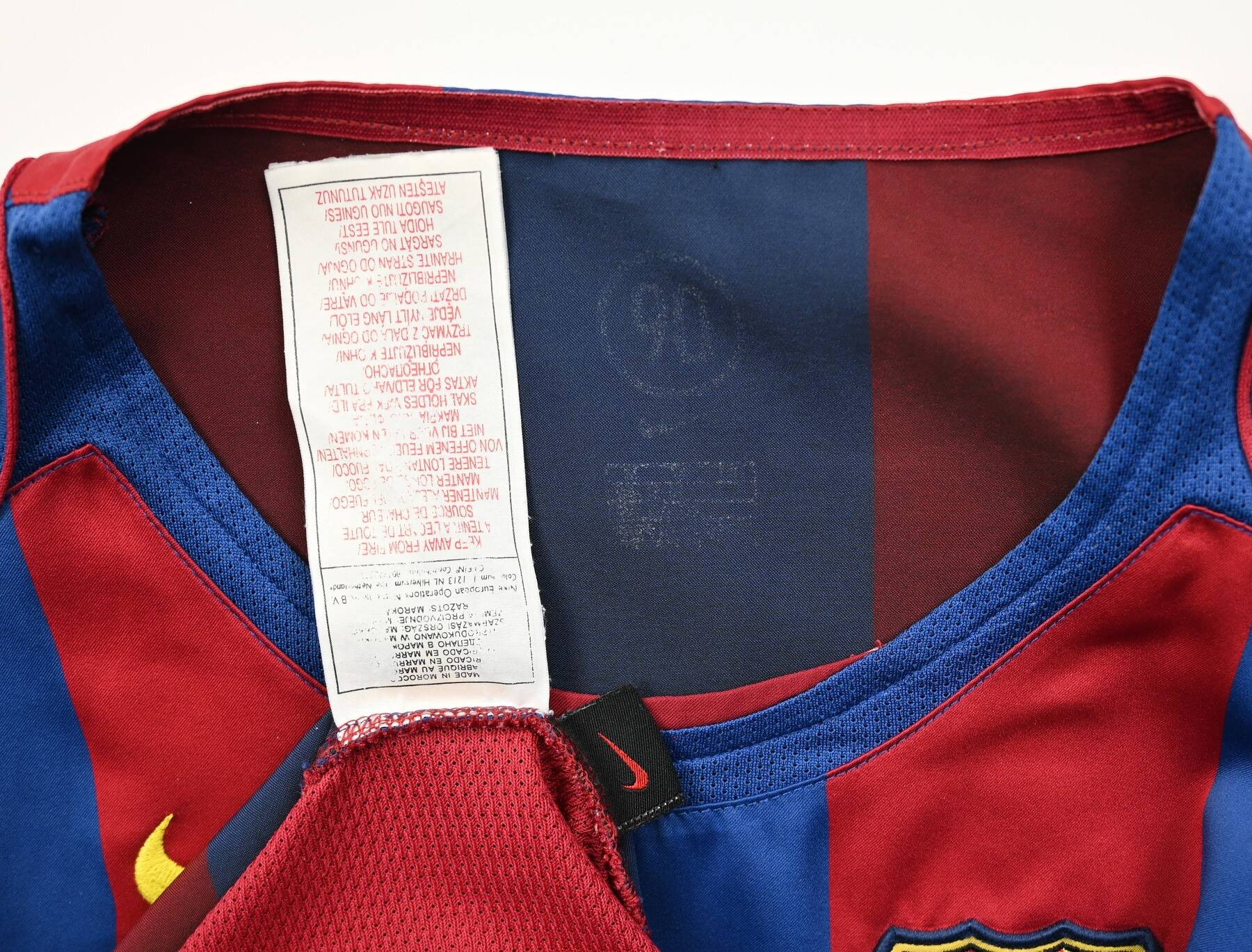 2004-05 FC BARCELONA SHIRT L. BOYS Football / Soccer \ European Clubs ...