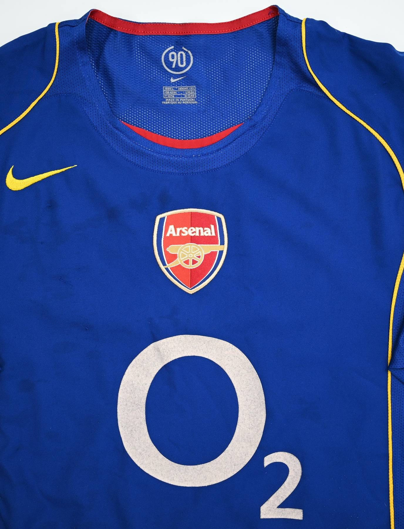 2004-06 ARSENAL LONDON SHIRT L Football / Soccer \ Premier League ...
