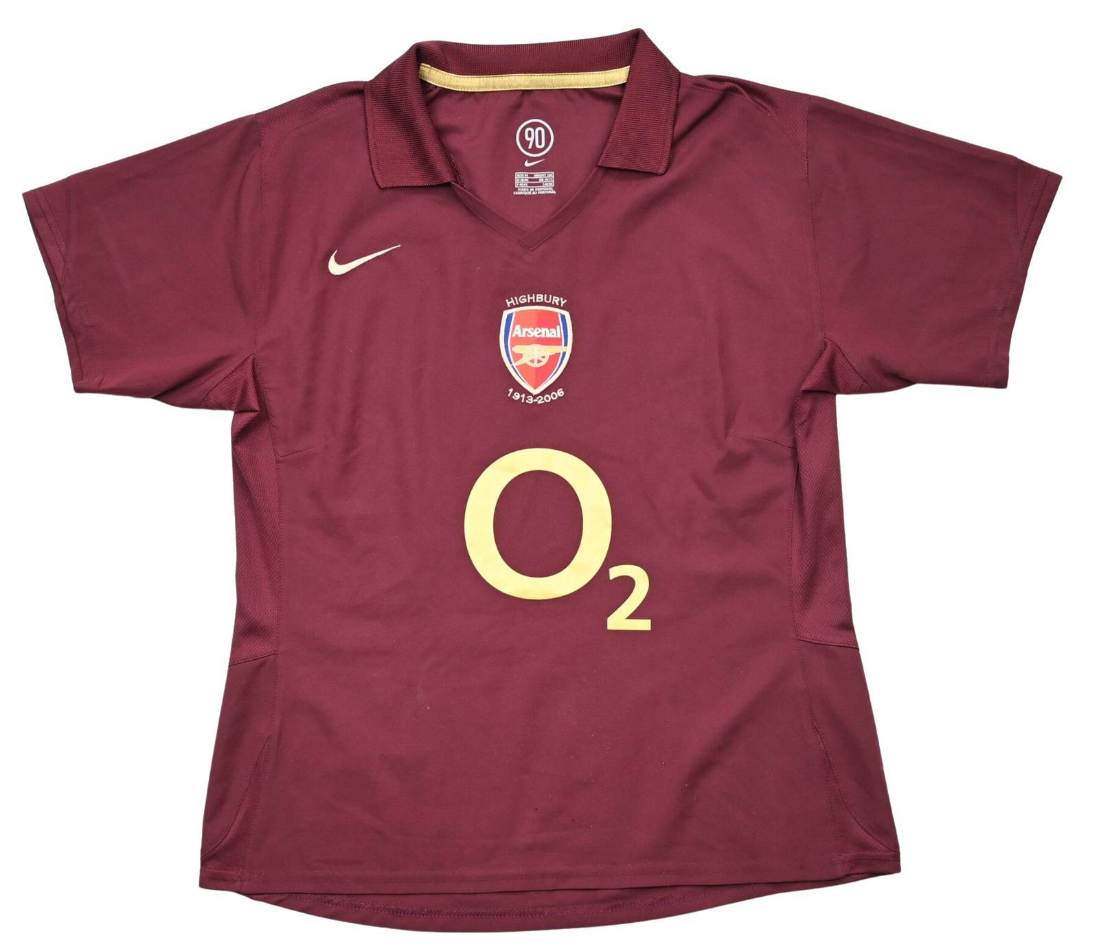 2005-06 ARSENAL LONDON WOMEN SHIRT M Football / Soccer \ Premier League ...