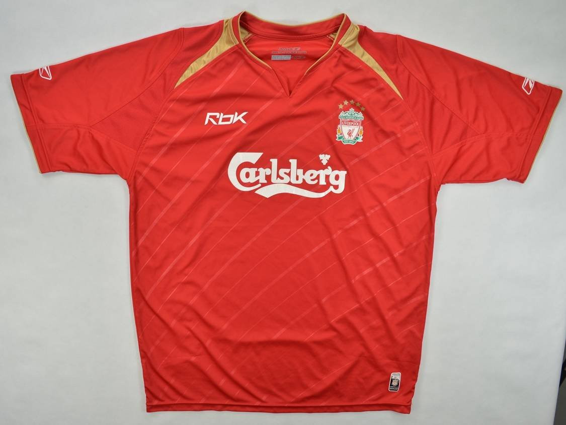 2005-06 LIVERPOOL SHIRT XL Football / Soccer \ Premier League ...