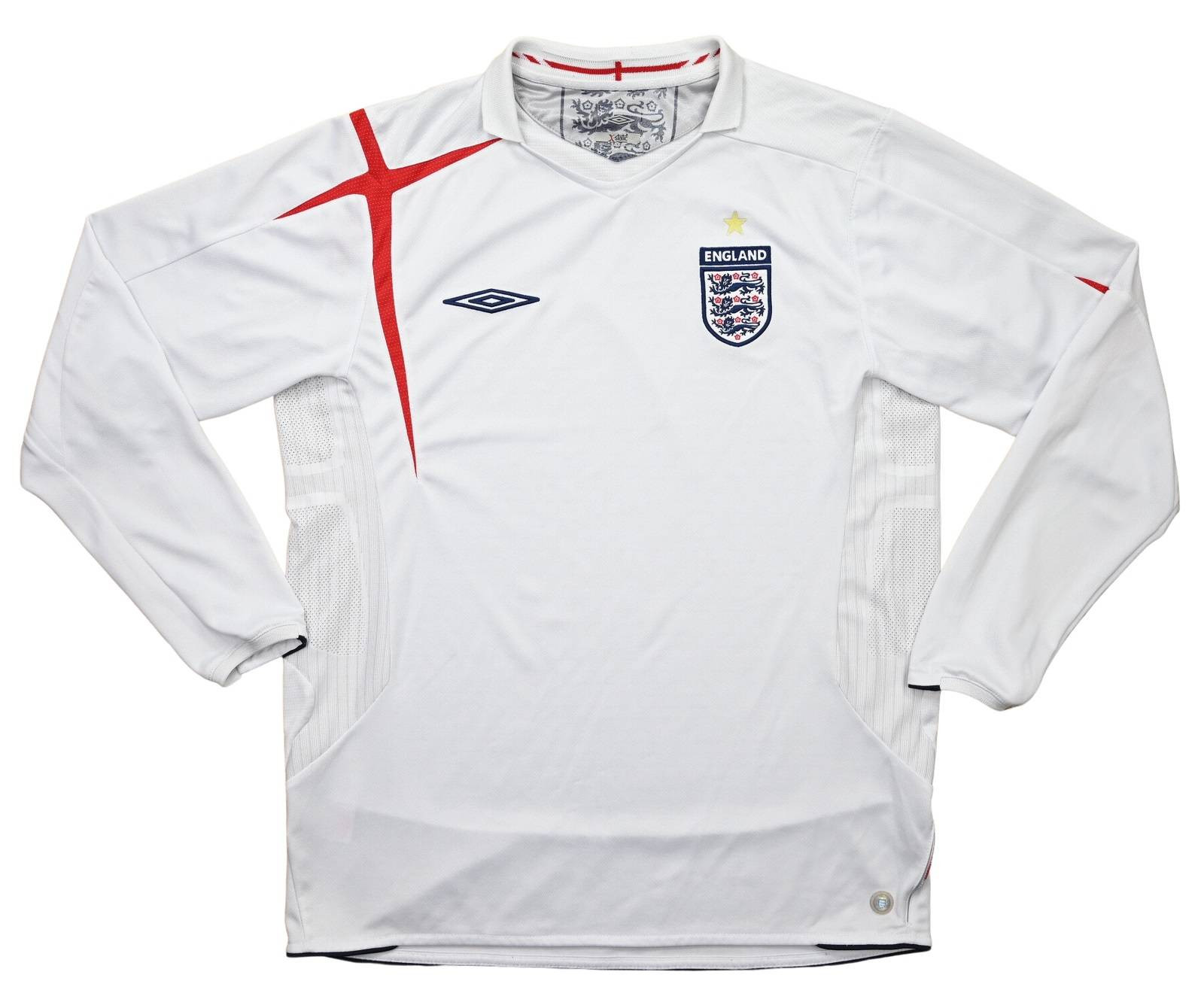 2005-07 ENGLAND LONGSLEEVE L Football / Soccer \ International Teams ...