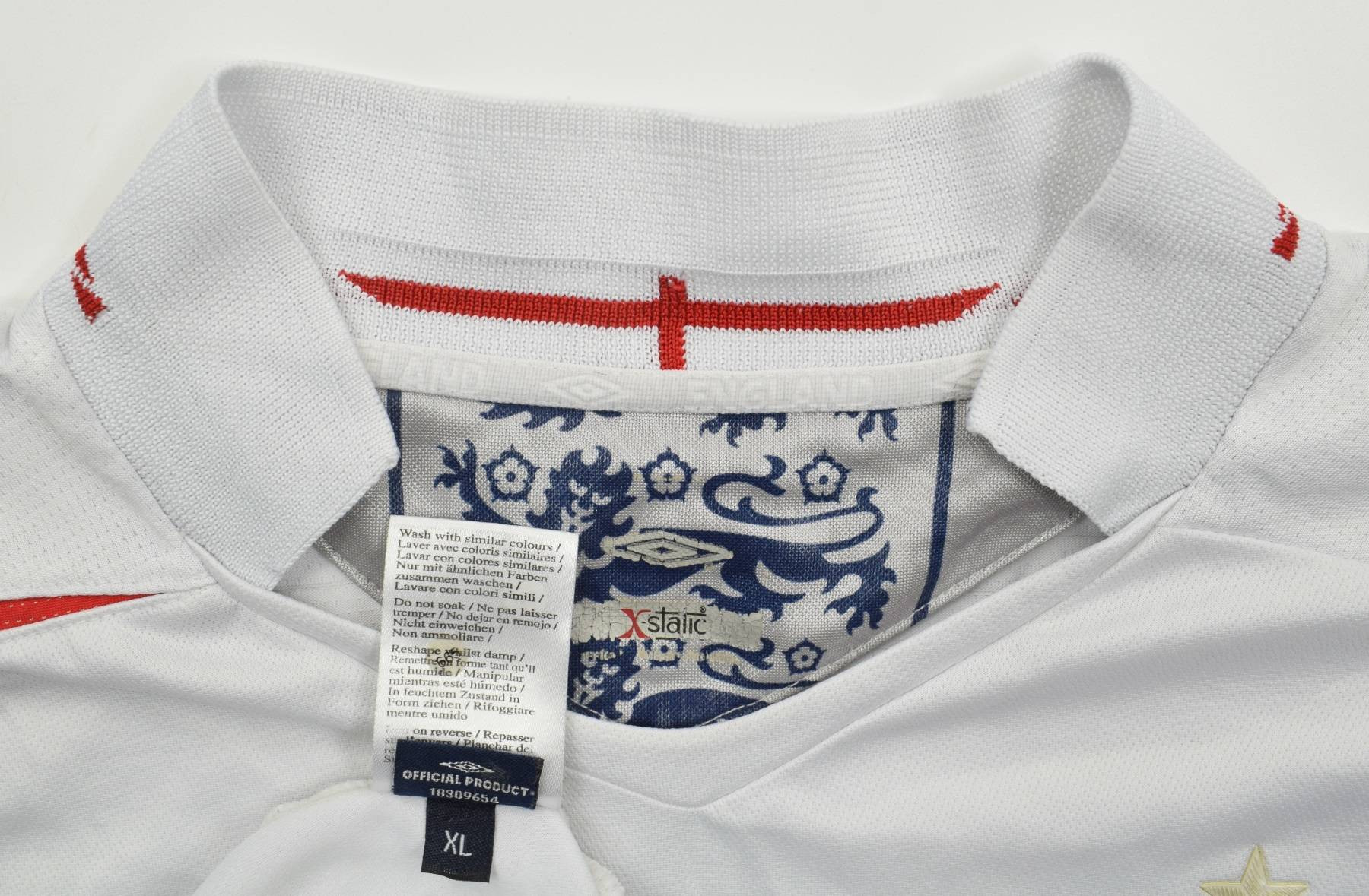 2005-07 ENGLAND SHIRT XL Football / Soccer \ International Teams ...