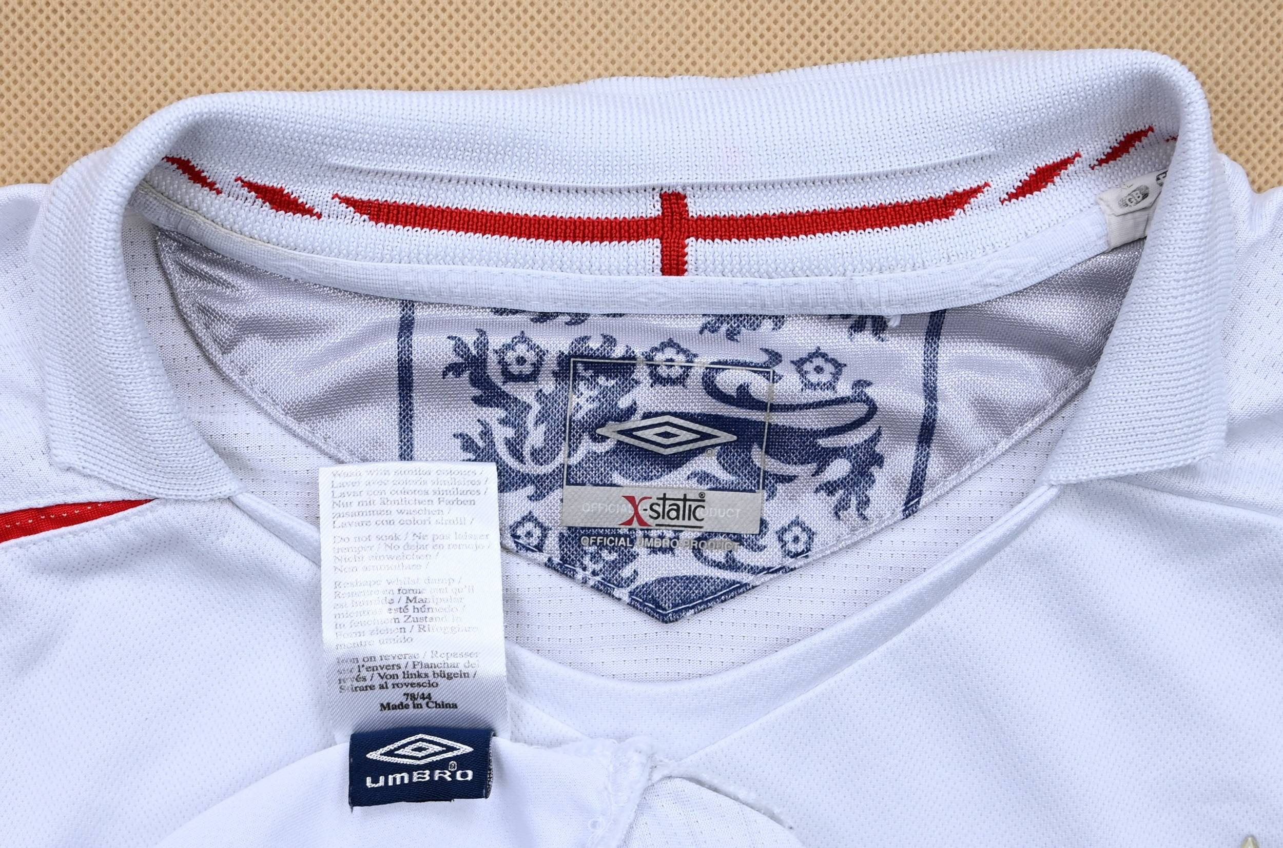 2005-07 ENGLAND SHIRT XL Football / Soccer \ International Teams ...