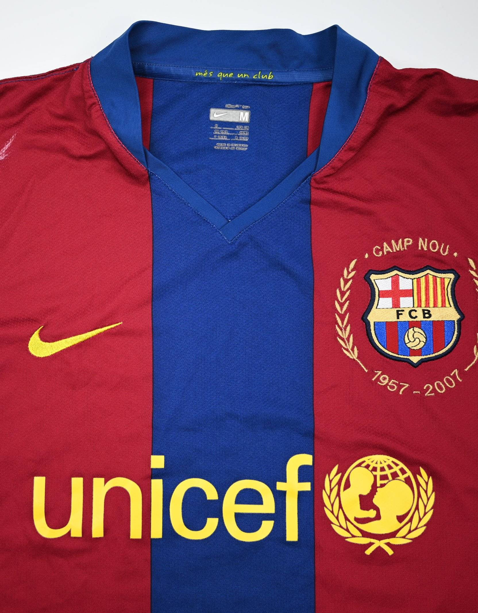 2007-08 FC BARCELONA SHIRT M Football / Soccer \ European Clubs ...
