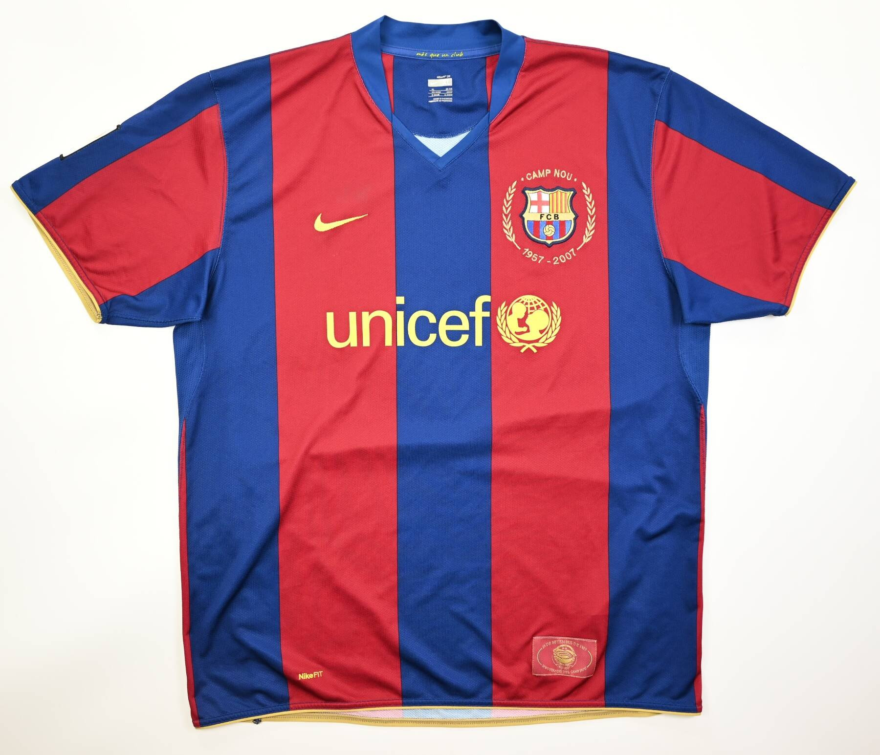 2007-08 FC BARCELONA SHIRT XL Football / Soccer \ Spanish Clubs \ FC ...