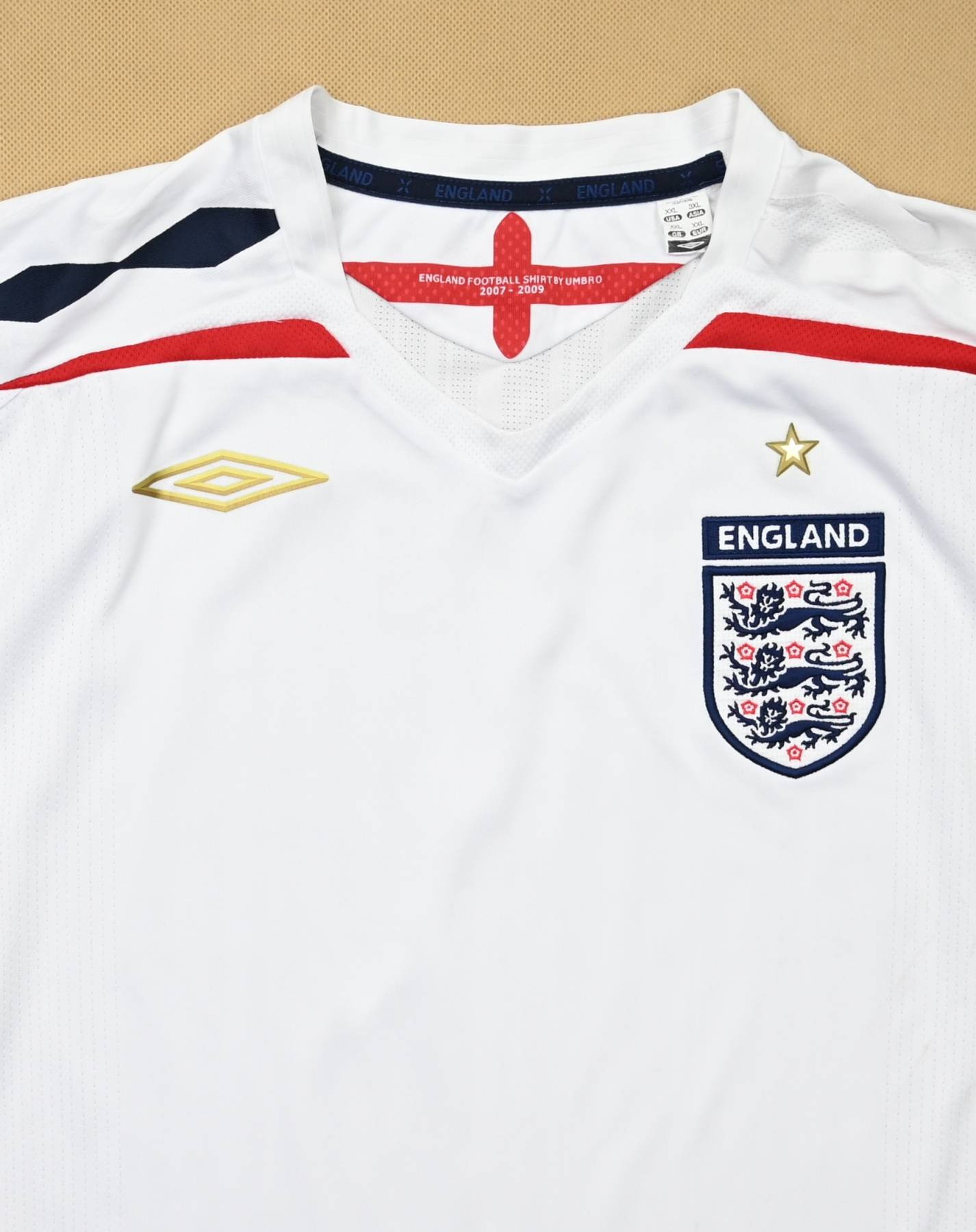 2007-09 ENGLAND SHIRT XXL Football / Soccer \ International Teams ...