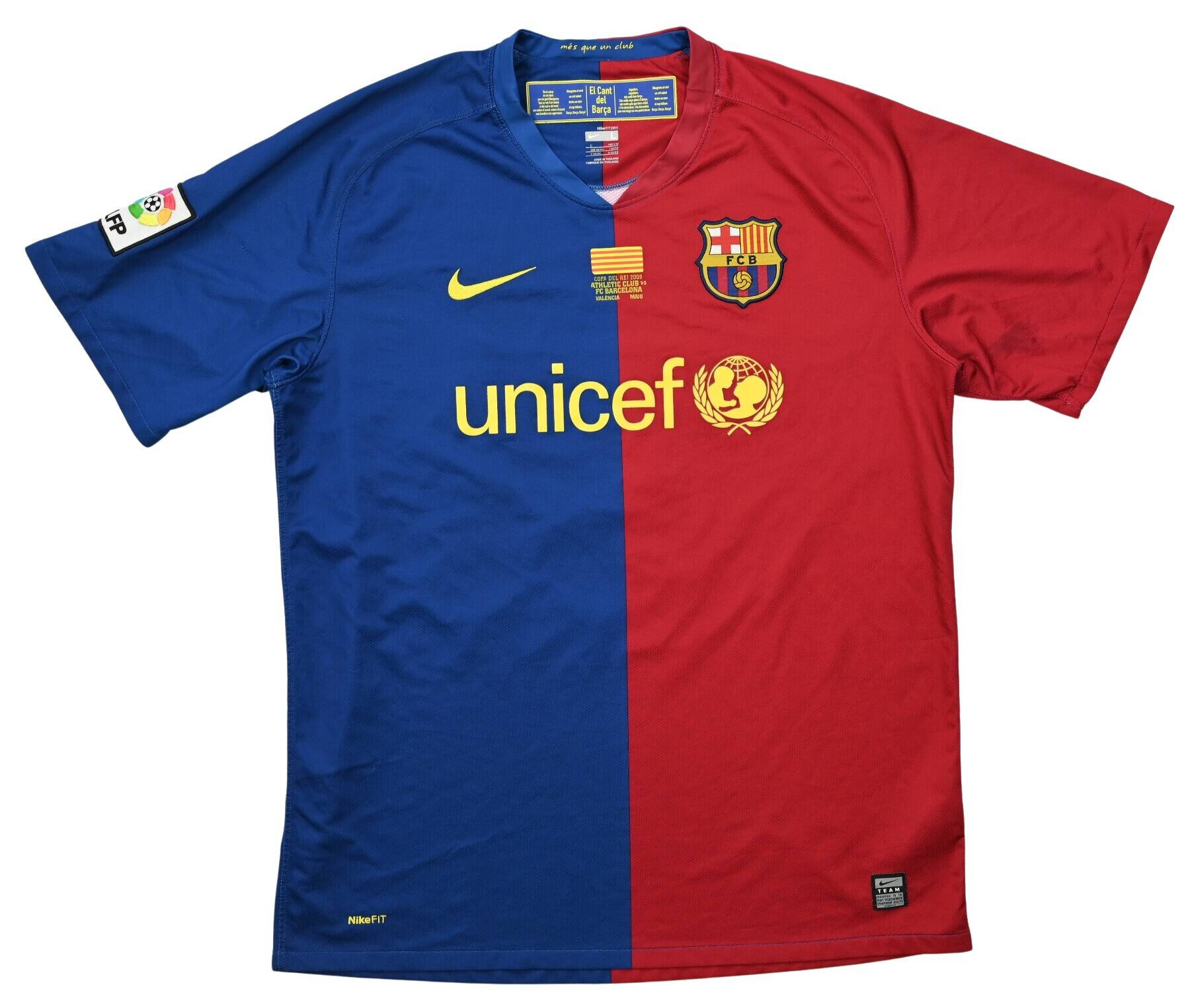 2008-09 FC BARCELONA *MARC JAN* SHIRT L Football / Soccer \ European ...