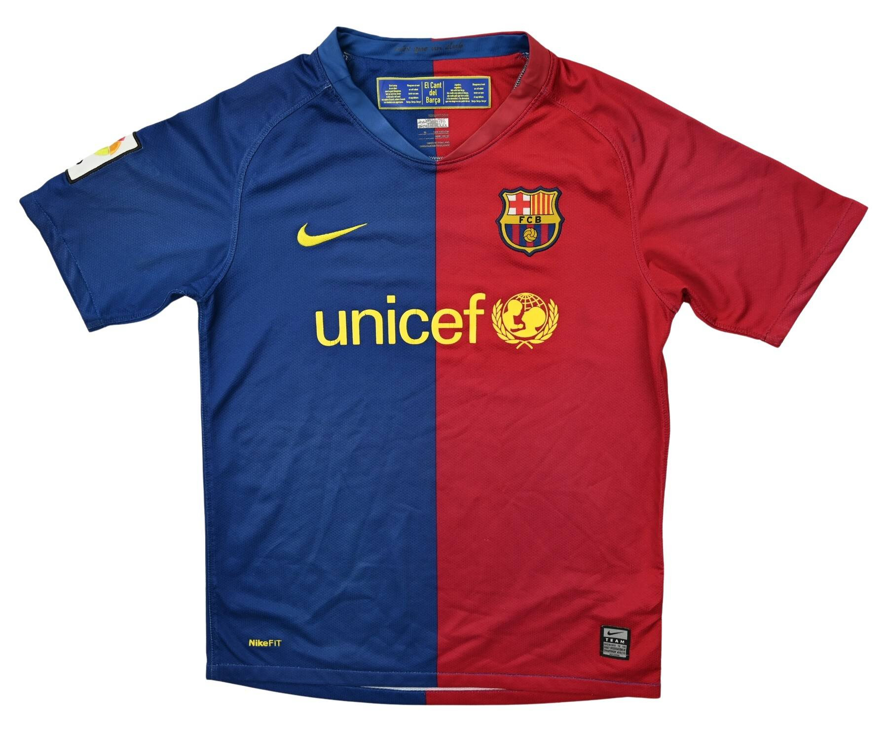 2008-09 FC BARCELONA SHIRT M. BOYS Football / Soccer \ European Clubs ...