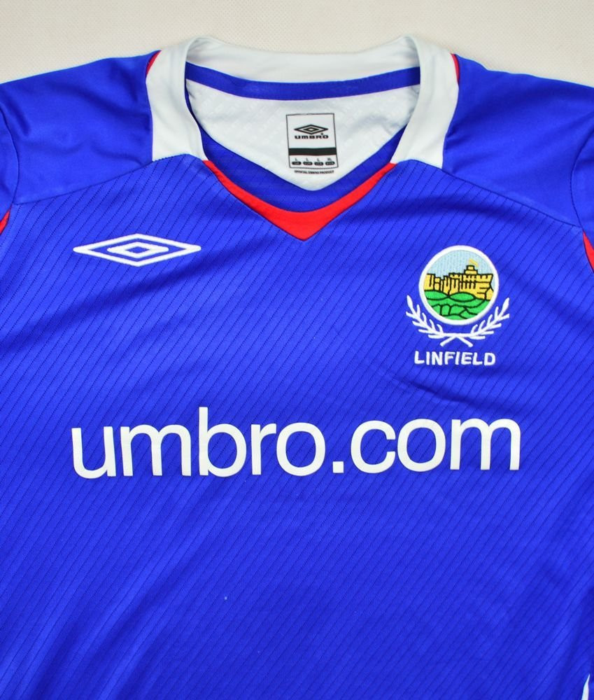 2008-09 LINFIELD SHIRT L Football / Soccer \ Other UK Clubs \ N. Irish ...
