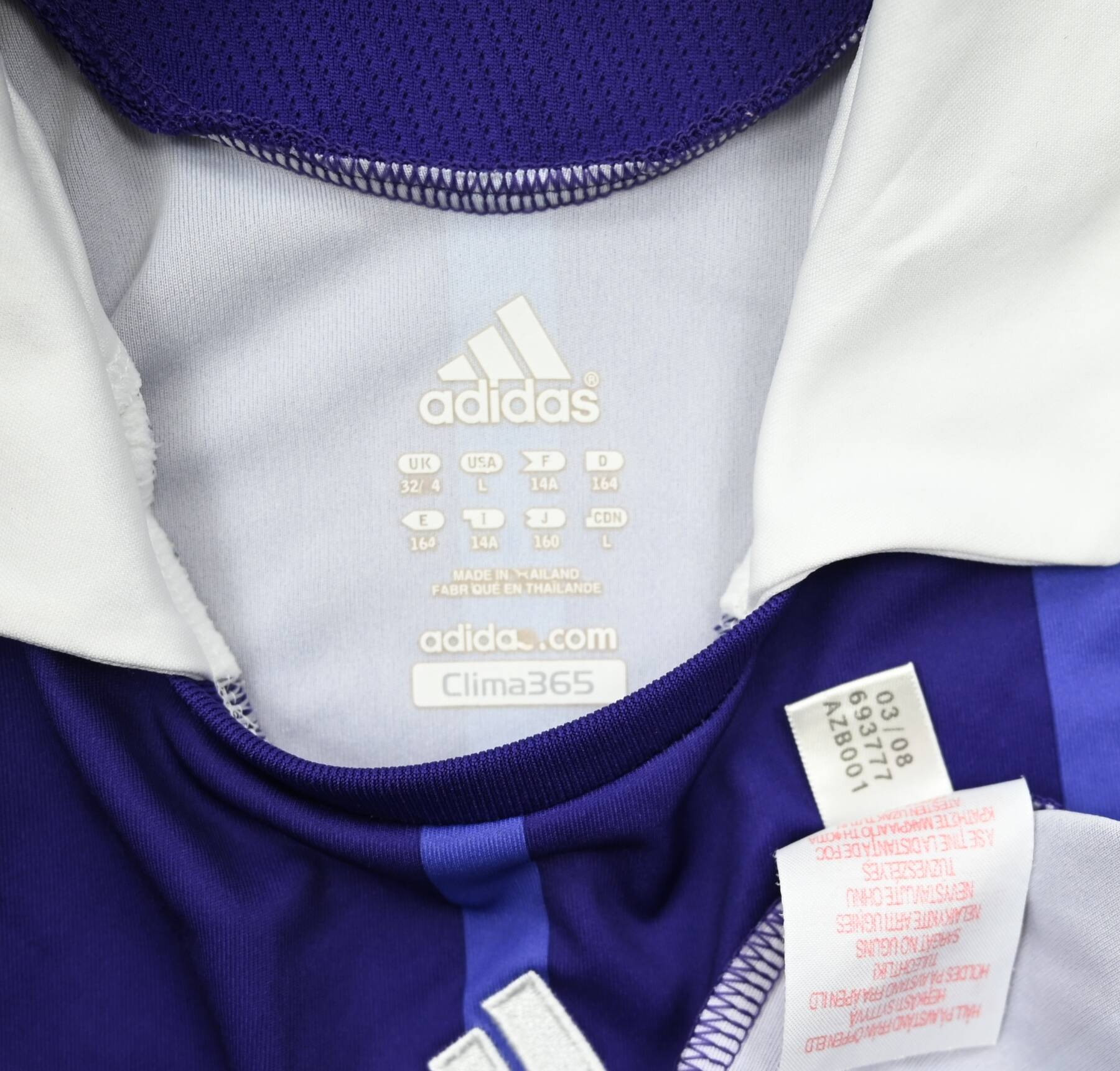 2008-09 RSC ANDERLECHT SHIRT L. BOYS Football / Soccer \ European Clubs ...