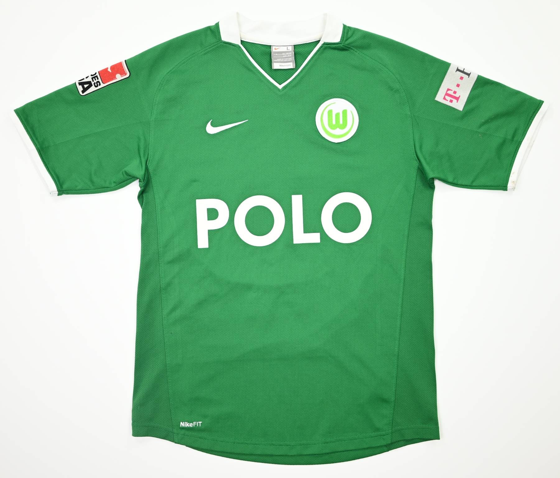 2008-09 VFL WOLFSBURG *DZEKO* SHIRT L. BOYS Football / Soccer \ German ...